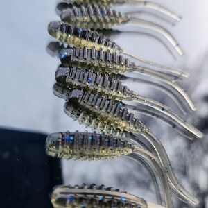 STS 2.25 Zipper Stinger Tail Soft Plastic Crappie Fishing Bait -- STS ...