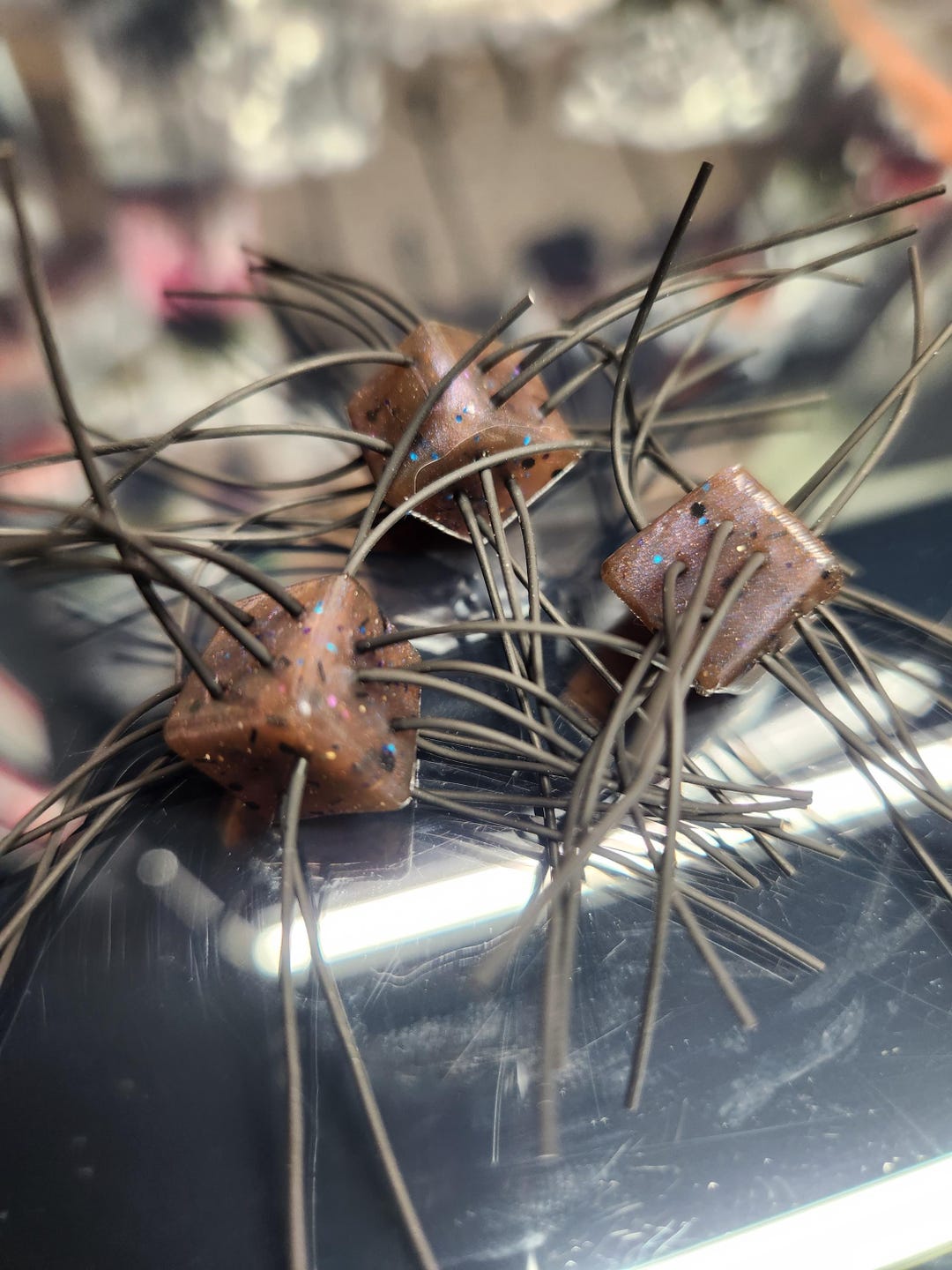 STS 0.50 Shnyde-dice Soft Plastic Bass Fishing Bait -- Sweet Tea ...