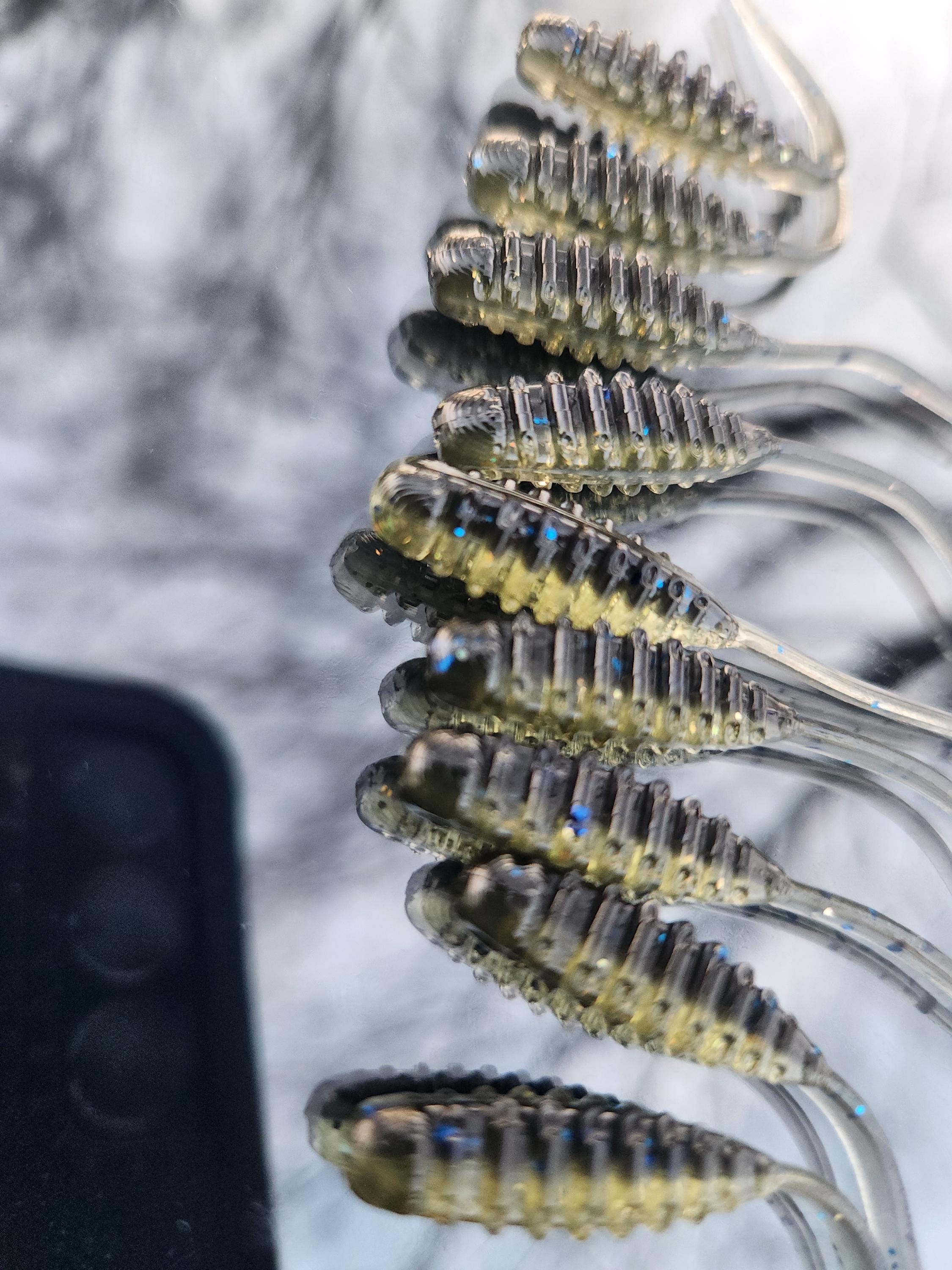 STS 2.25 Zipper Stinger Tail Soft Plastic Crappie Fishing Bait STS ...