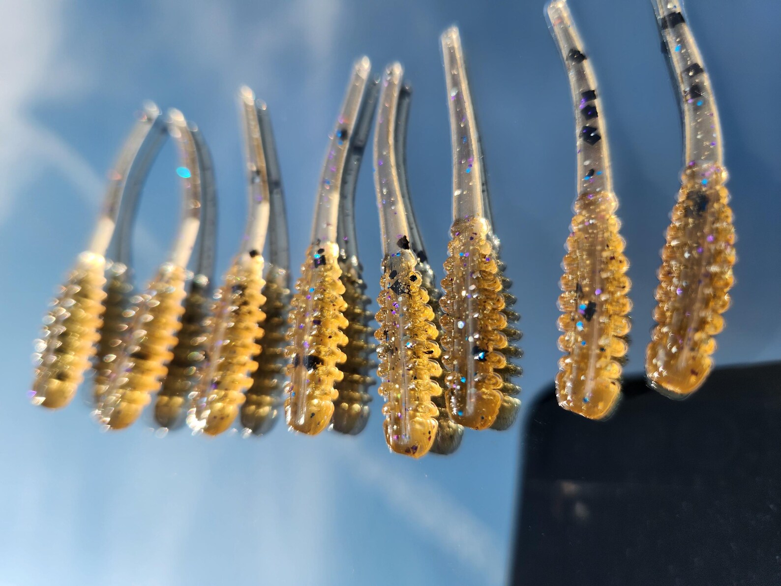 STS 2.25 Zipper Stinger Tail Soft Plastic Crappie Fishing Bait ...