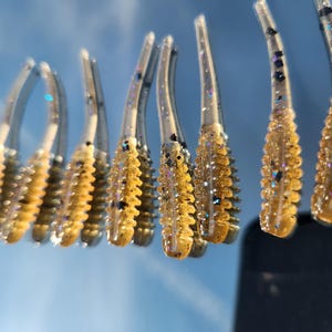 STS 2.25 Zipper Stinger Tail Soft Plastic Crappie Fishing Bait ...