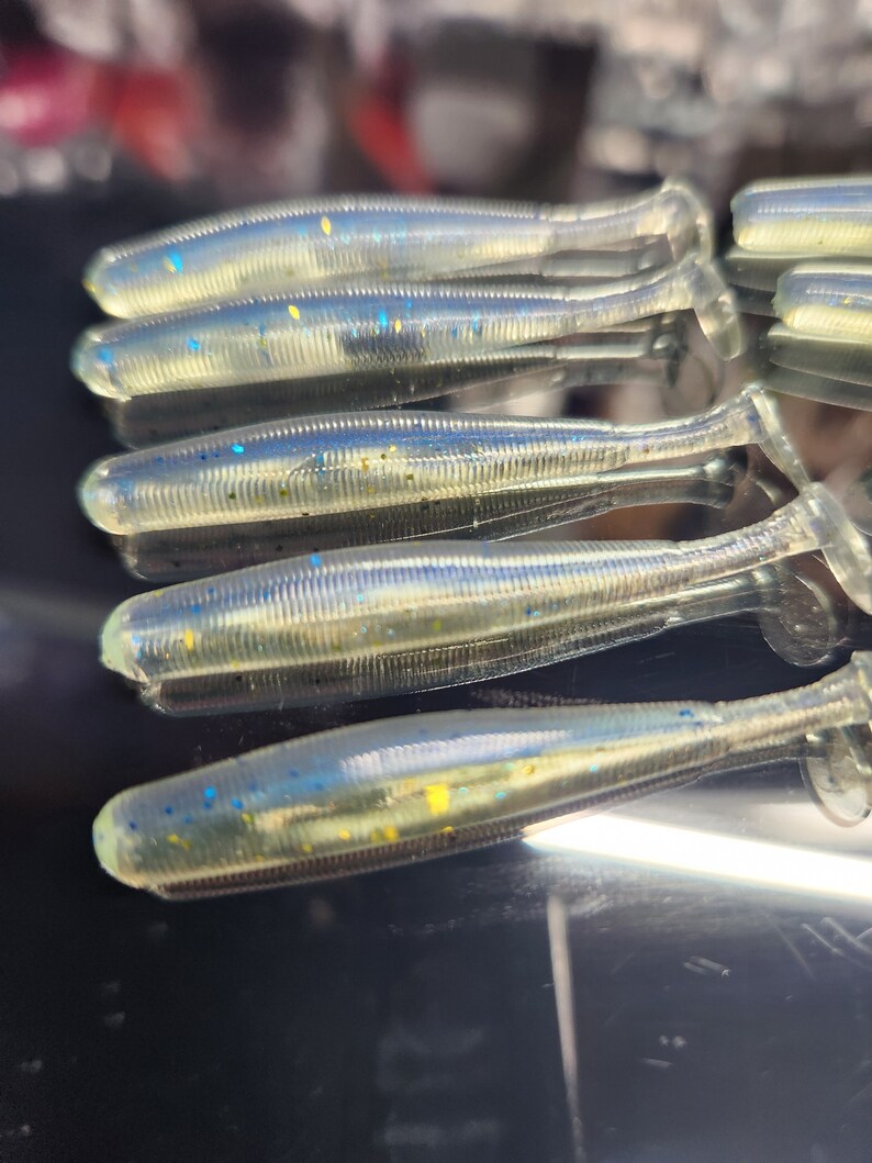 STS 2.0 Shimmy Shake Swimbait Soft Plastic Crappie Fishing Bait -- Sexy ...