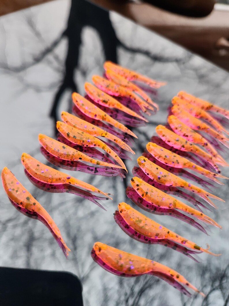 STS 1.75 Crappie Minnow Soft Plastic Fishing Bait -- Popp'n Magma - Etsy