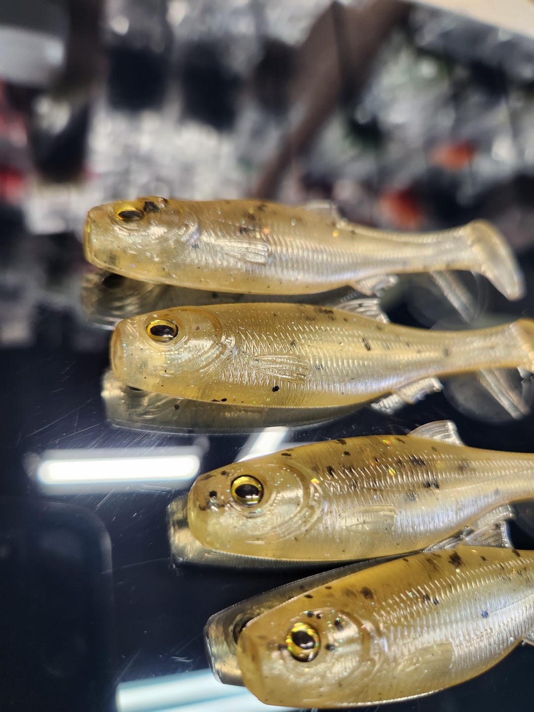 STS 3.8 Super Shad Swimbait Soft Plastic Bass Fishing Bait -- Sand Goby ...