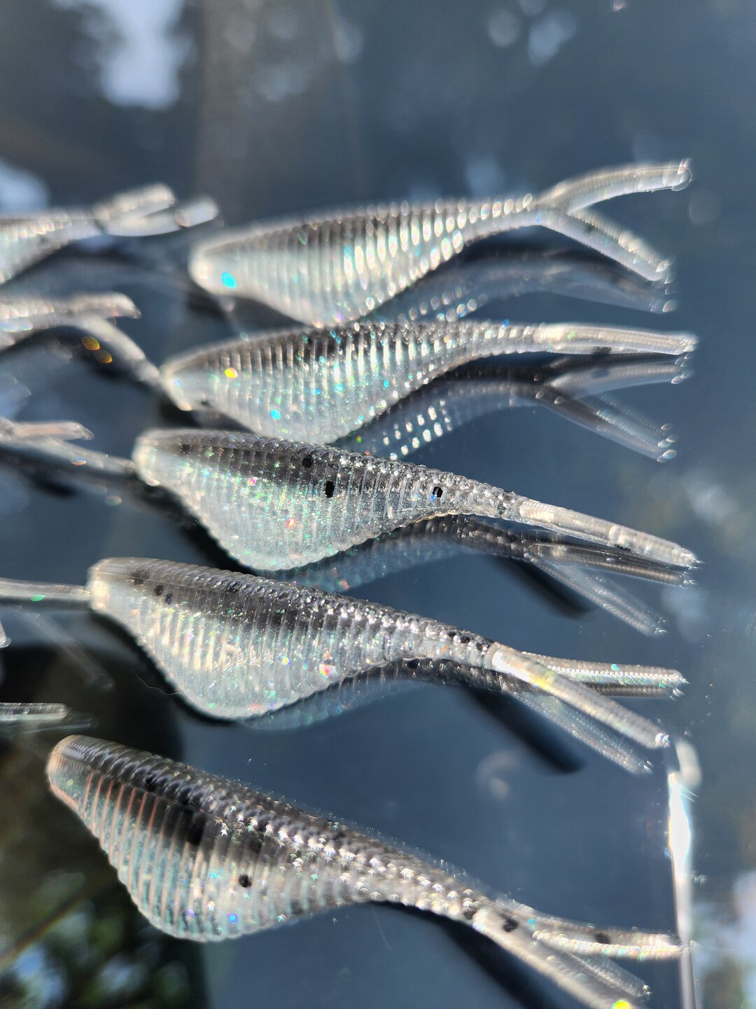 STS 2.25 Crappie Pork Belly Shad Soft Plastic Fishing Bait -- Bad Shad ...