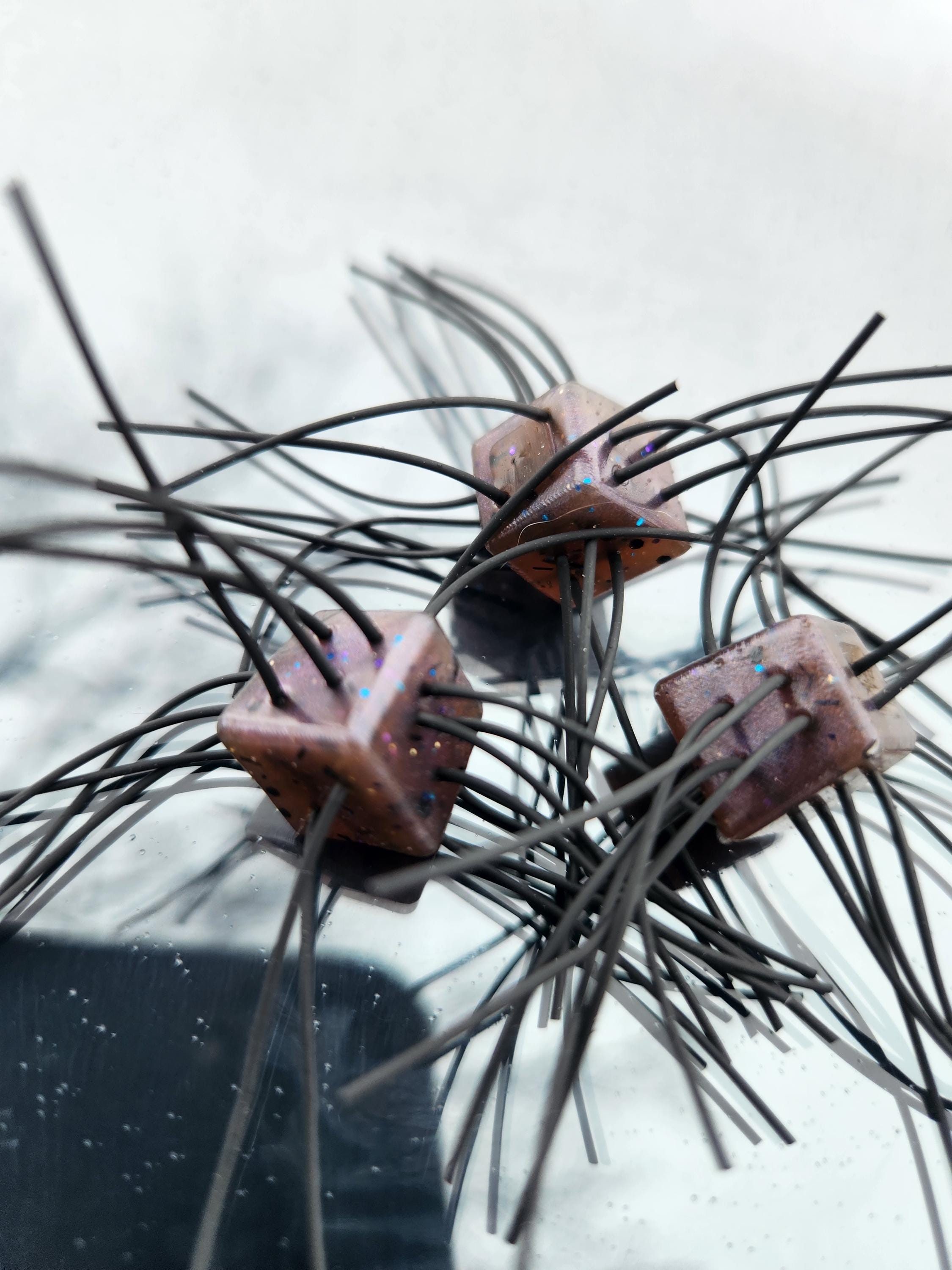 STS 0.50 Shnyde-dice Soft Plastic Bass Fishing Bait Sweet Tea With ...