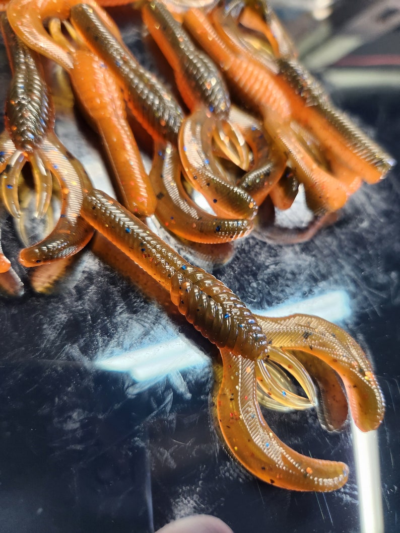 STS 3.0 MC BFS Craw Soft Plastic Bass Fishing Bait -- Molten Craw - Etsy