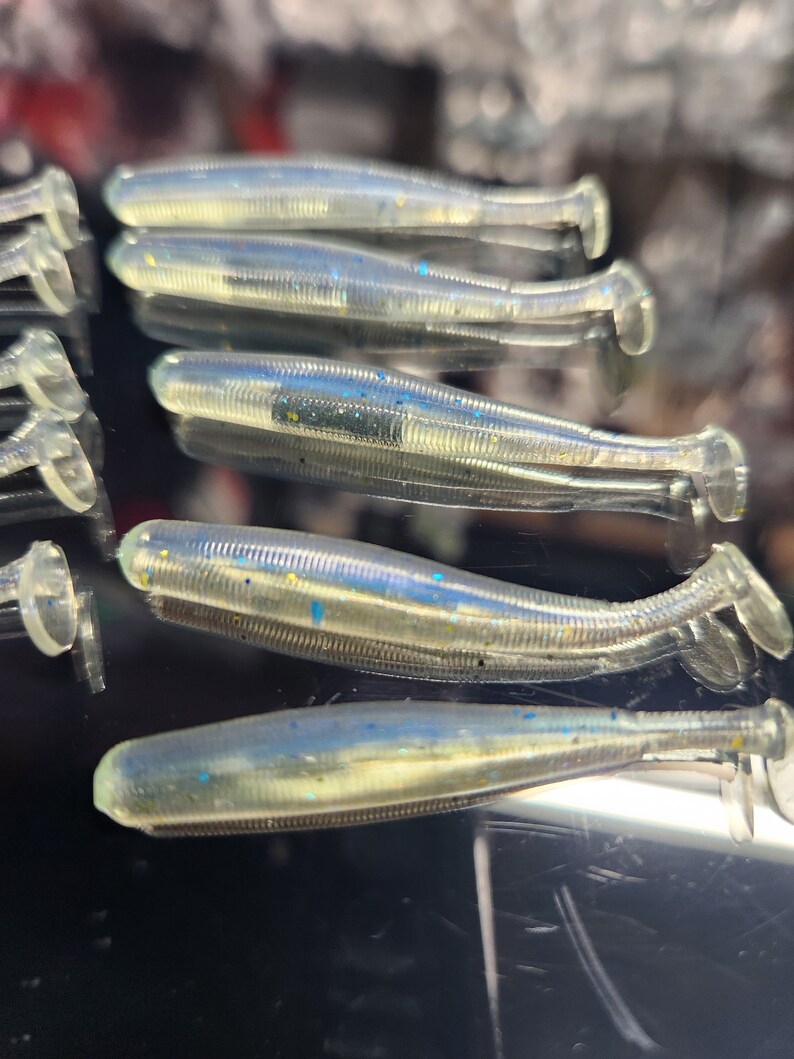 STS 2.0 Shimmy Shake Swimbait Soft Plastic Crappie Fishing Bait -- Sexy ...