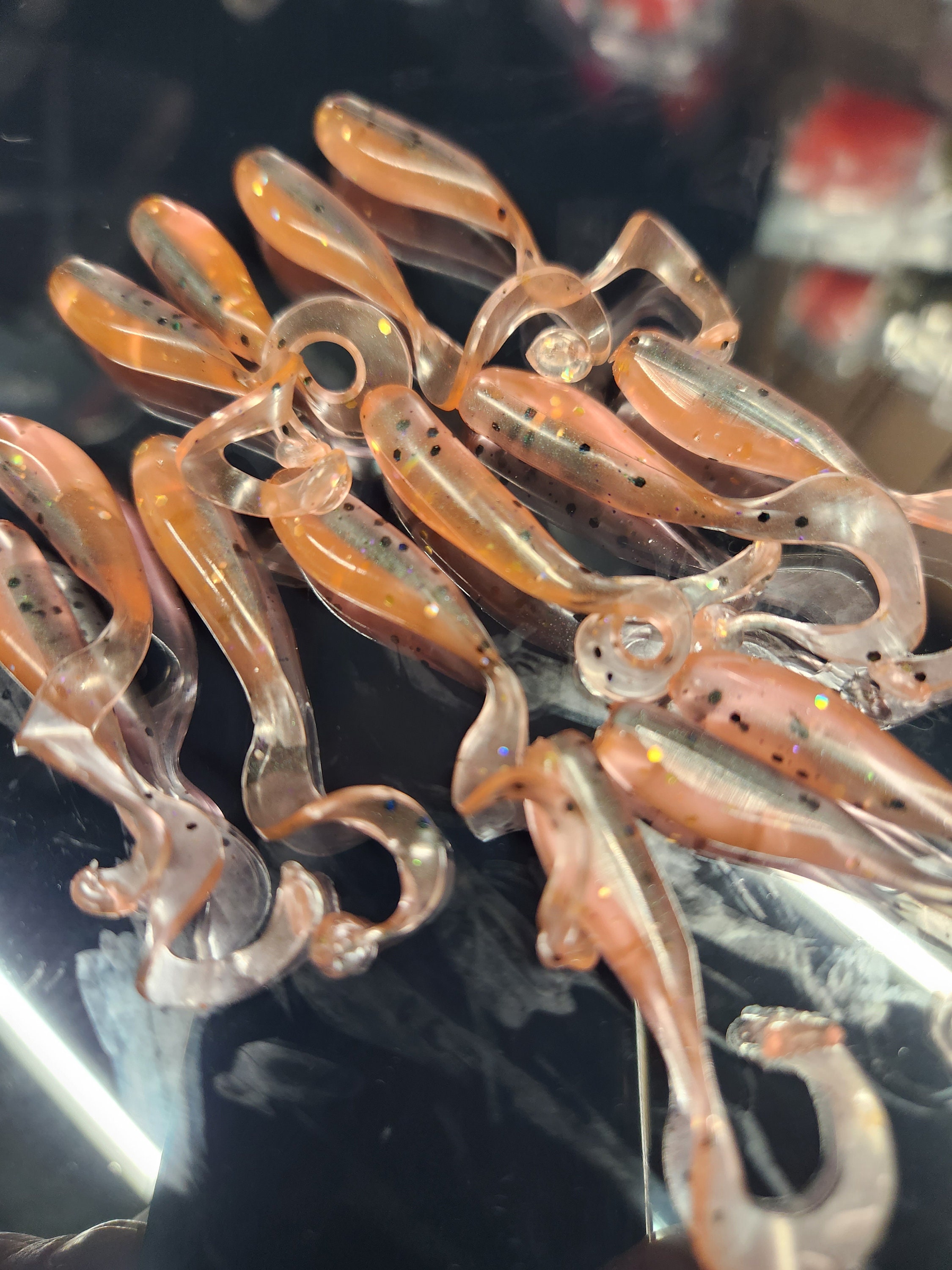 STS 1.75 BA Curly Tail Kicker Soft Plastic Crappie Fishing Bait ...