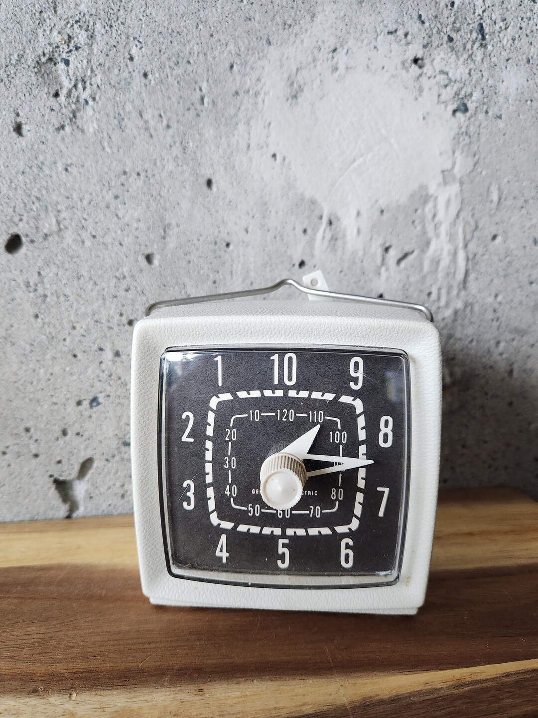 Vintage General Electric Dual Scale Analog Interval Timer-3 Second Alarm-vintage Ge-black ...