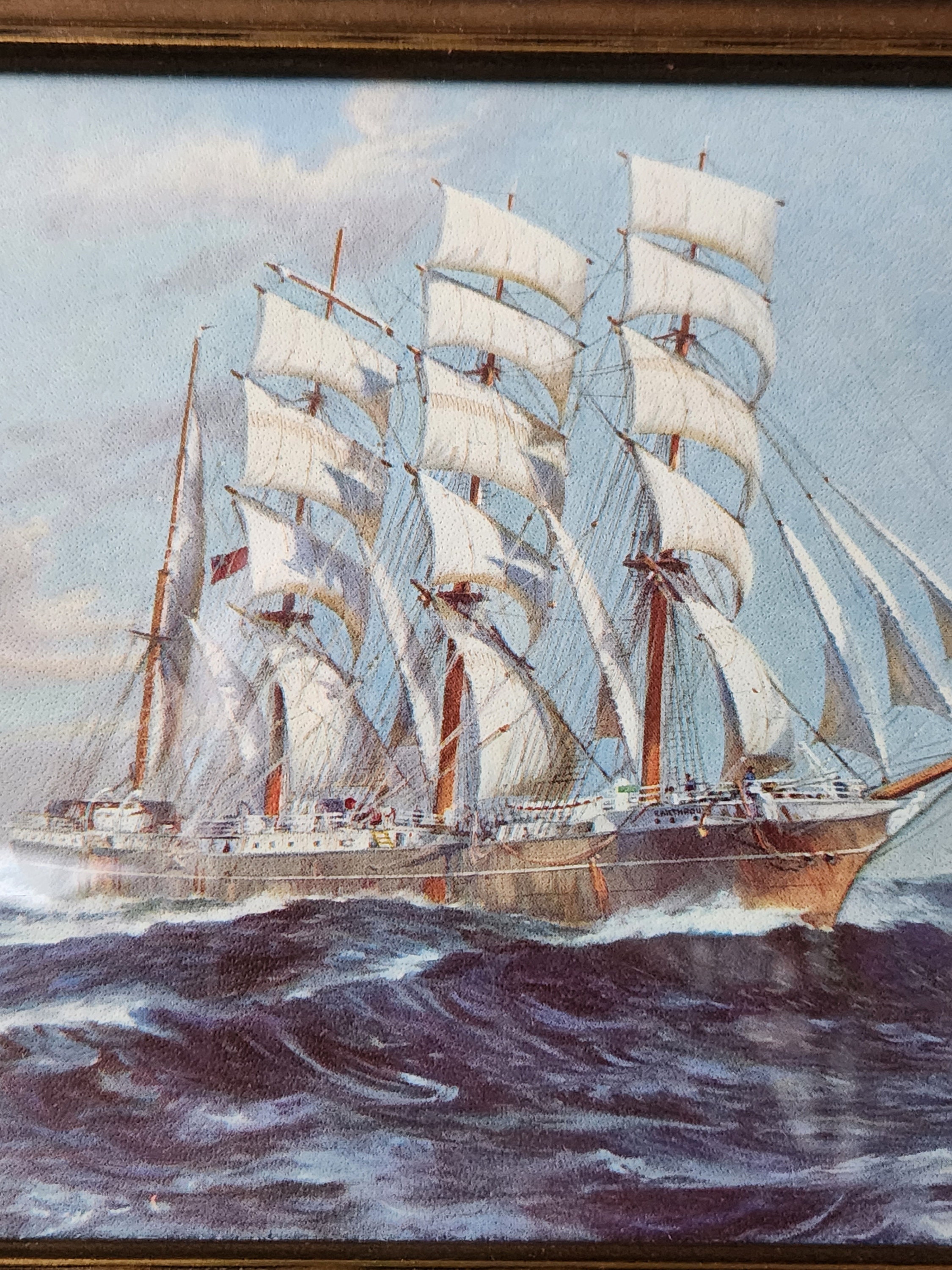 Vintage Print of British Ship "the Garthpool"-wall Decor-wall Hanging ...