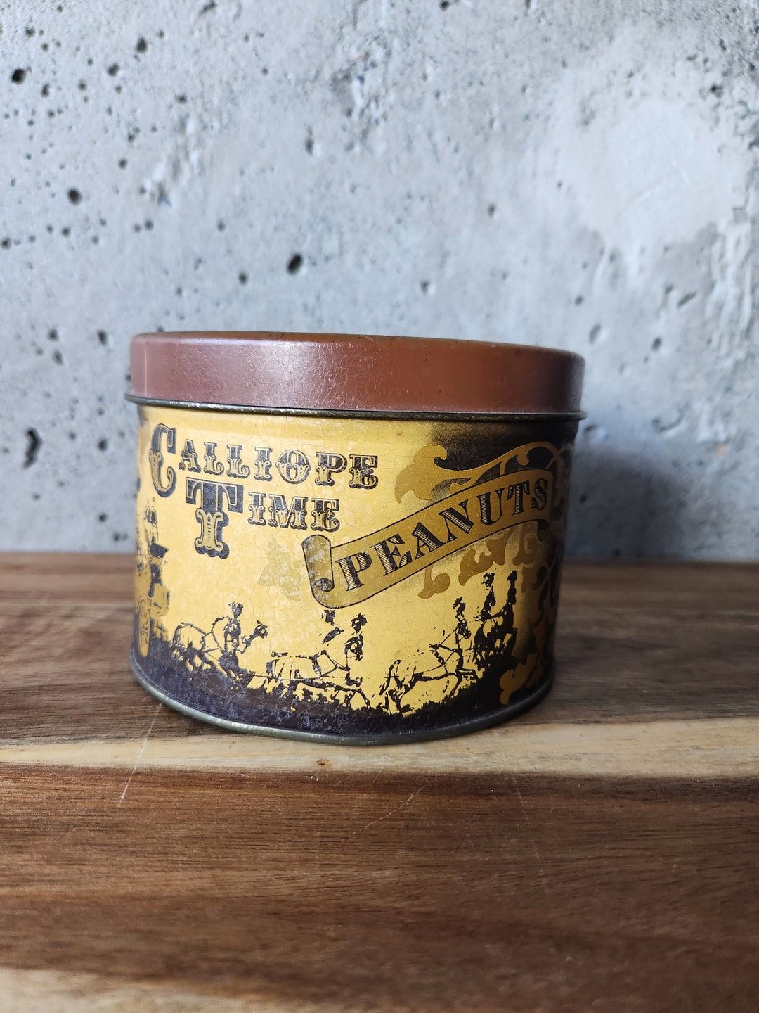 Vintage Calliope Time Peanuts Tin-rockford Usa-tin Advertising-tin ...