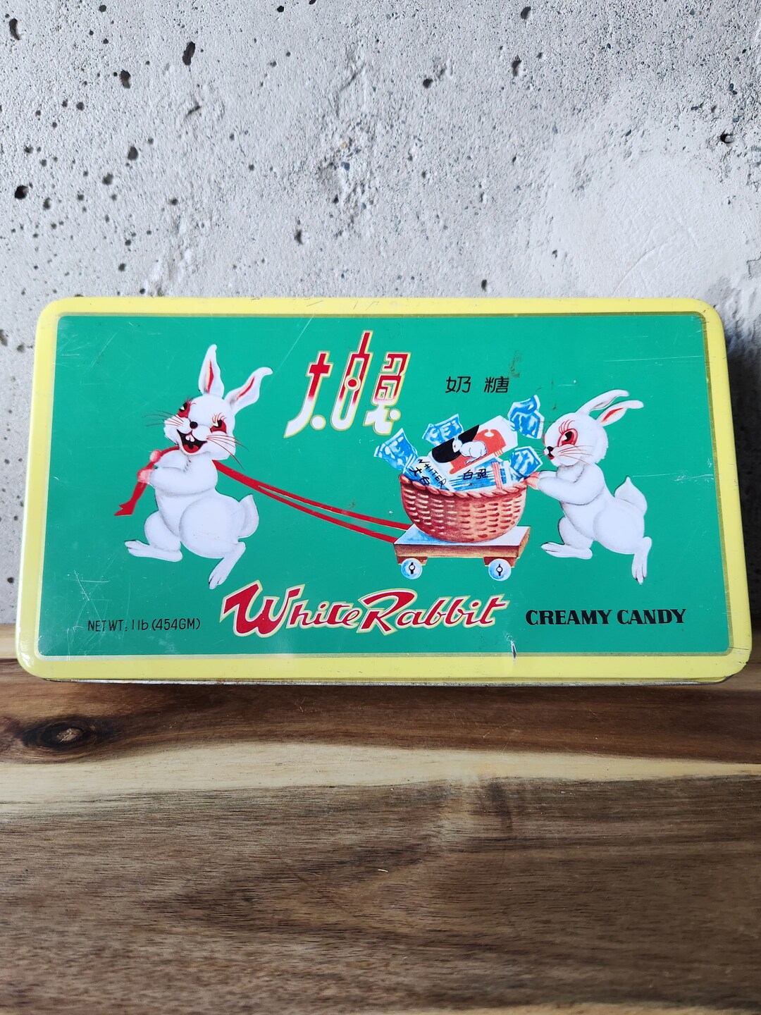 Vintage White Rabbit Rolls Tin-white Rabbit-collectible - Etsy