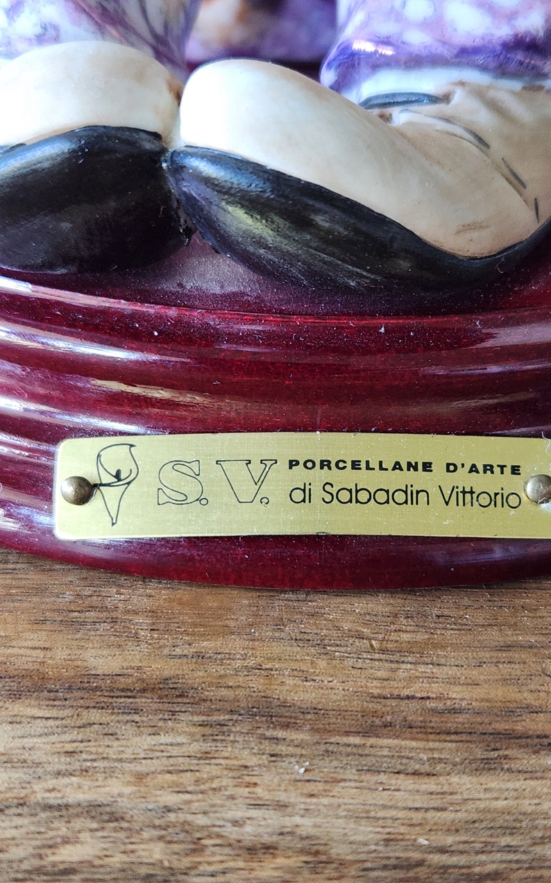 Vintage Vittorio Sabadin Porcelain Clown-hand Made & Hand Painted-rare ...