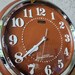 Vintage Caravelle 4 Jewels Transistor Clock-vintage Wall Clock-vintage Caravelle-rare Clock-wall ...
