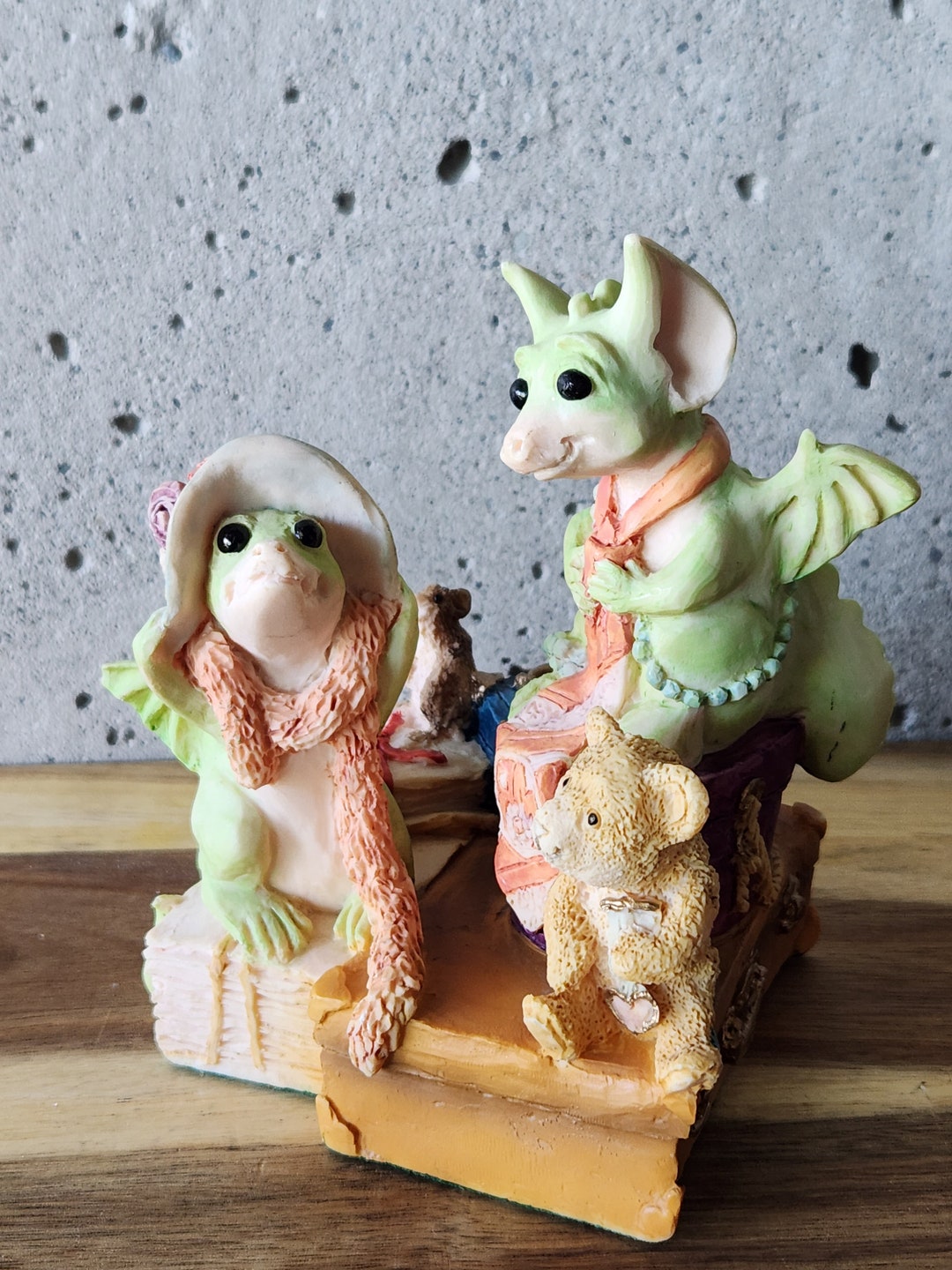 Vintage Pocket Dragon Figurine-"dragon's in the Attic"-retired Piece ...