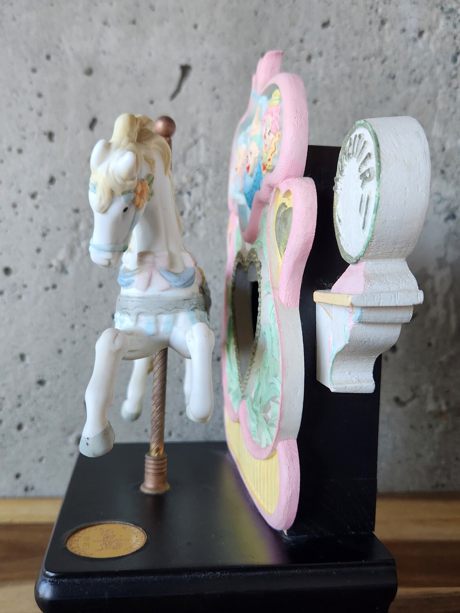 Vintage Carousel Collection Music Box-piece 16/9500-vintage Music Box ...