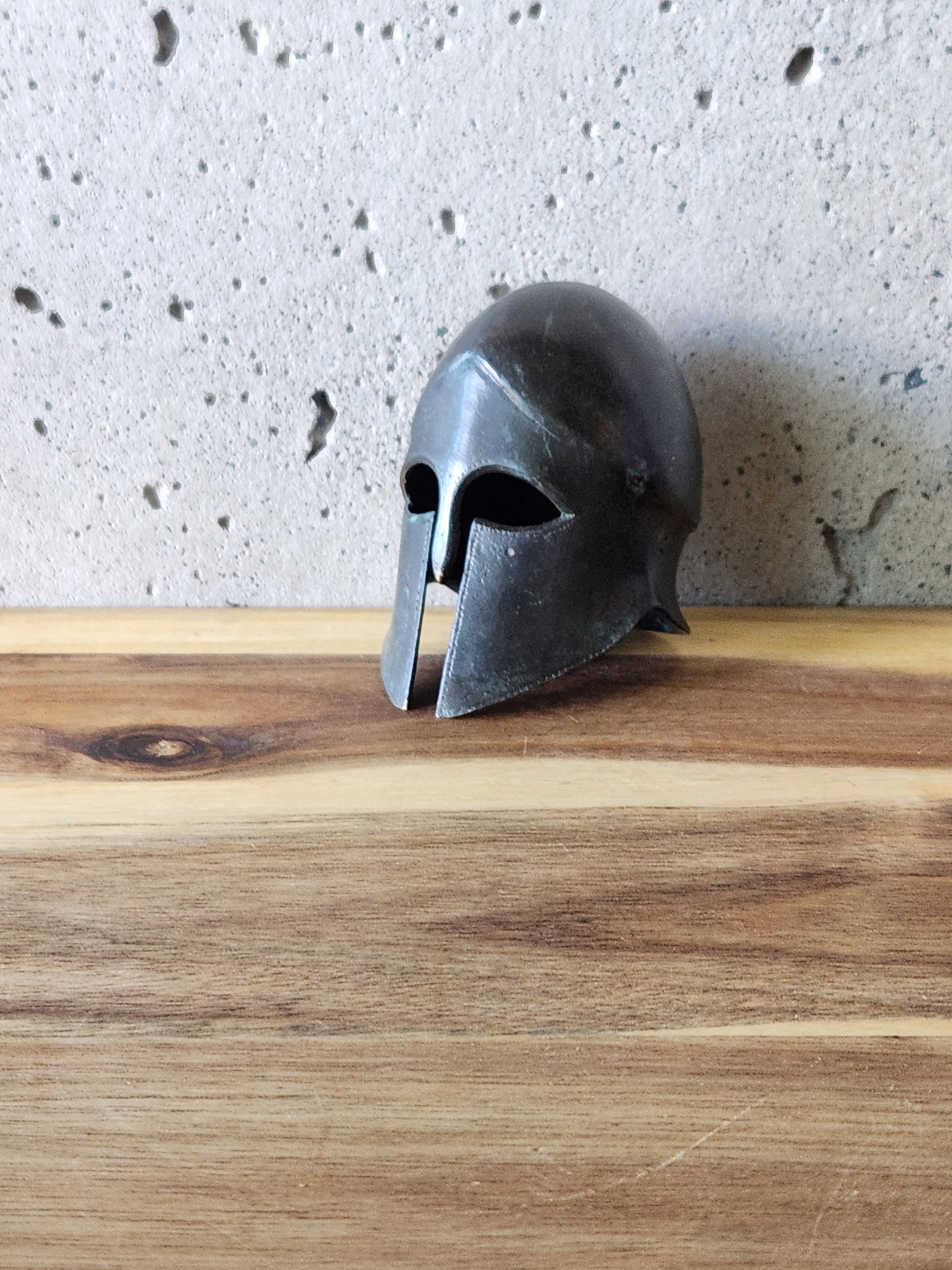 Vintage Bronze Corinthian Miniature Helmet-bronze Art Decor-bronze ...