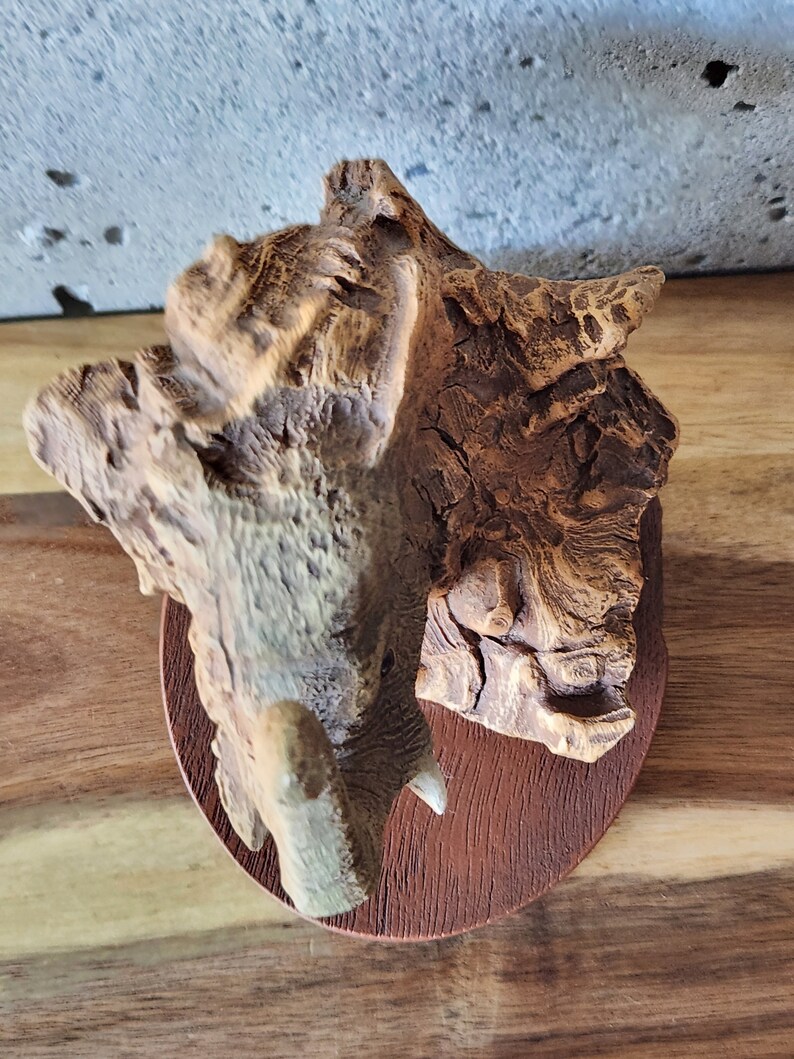 Vintage Rick Cain Wood Carved Elephant Sculpture-pathfinder Limited ...