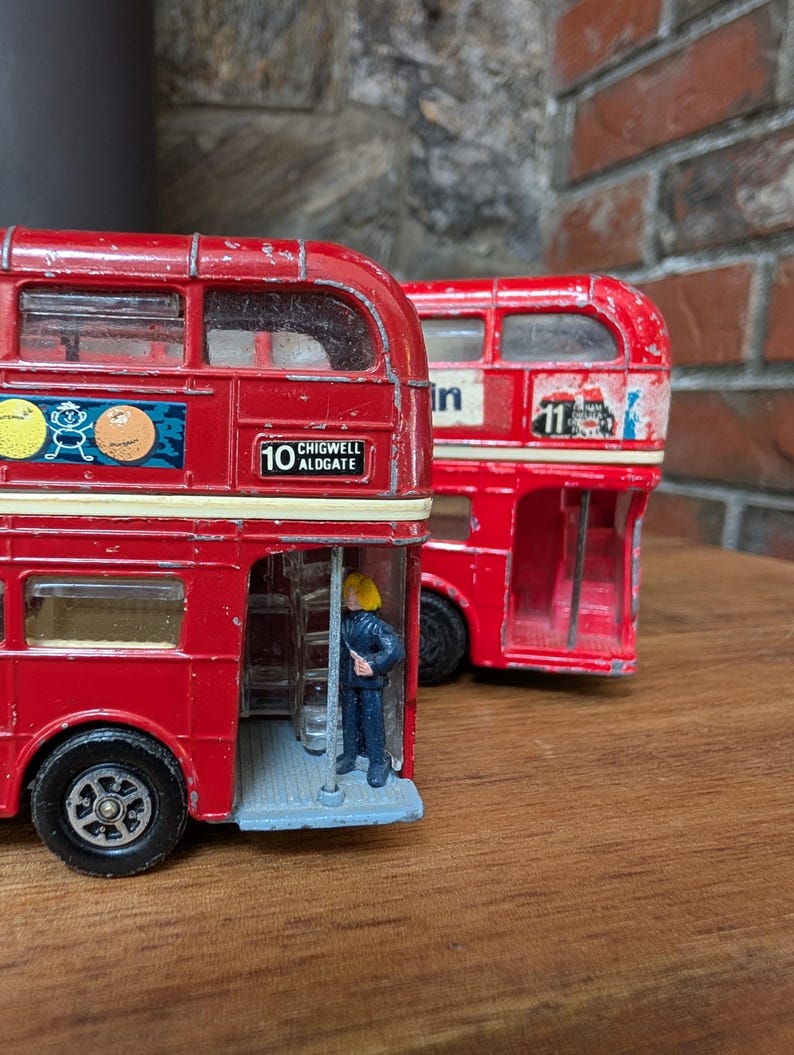 Vintage Corgi London Transport "route Master" 468 & 469-collectible ...
