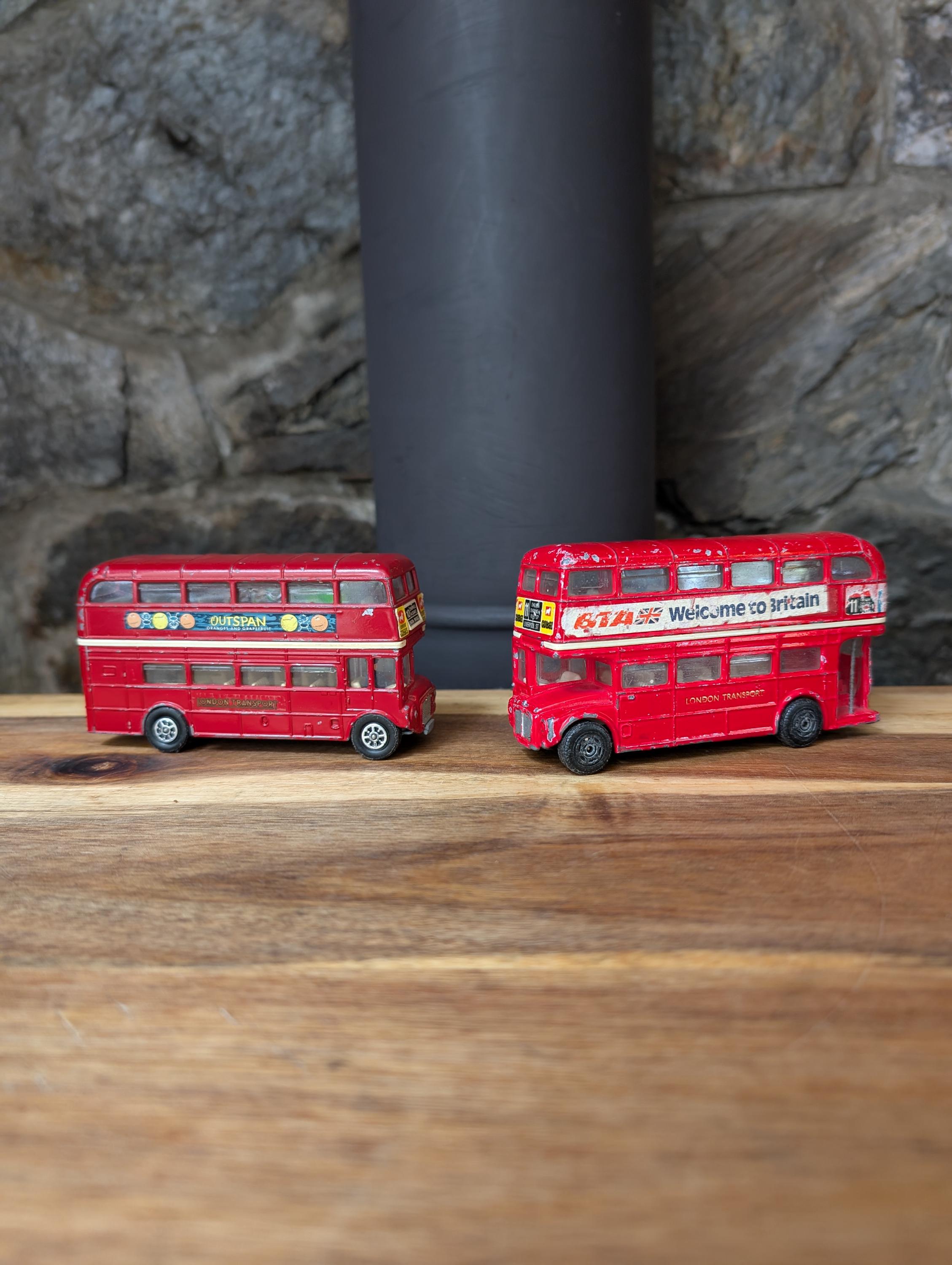 Vintage Corgi London Transport "route Master" 468 & 469-collectible ...
