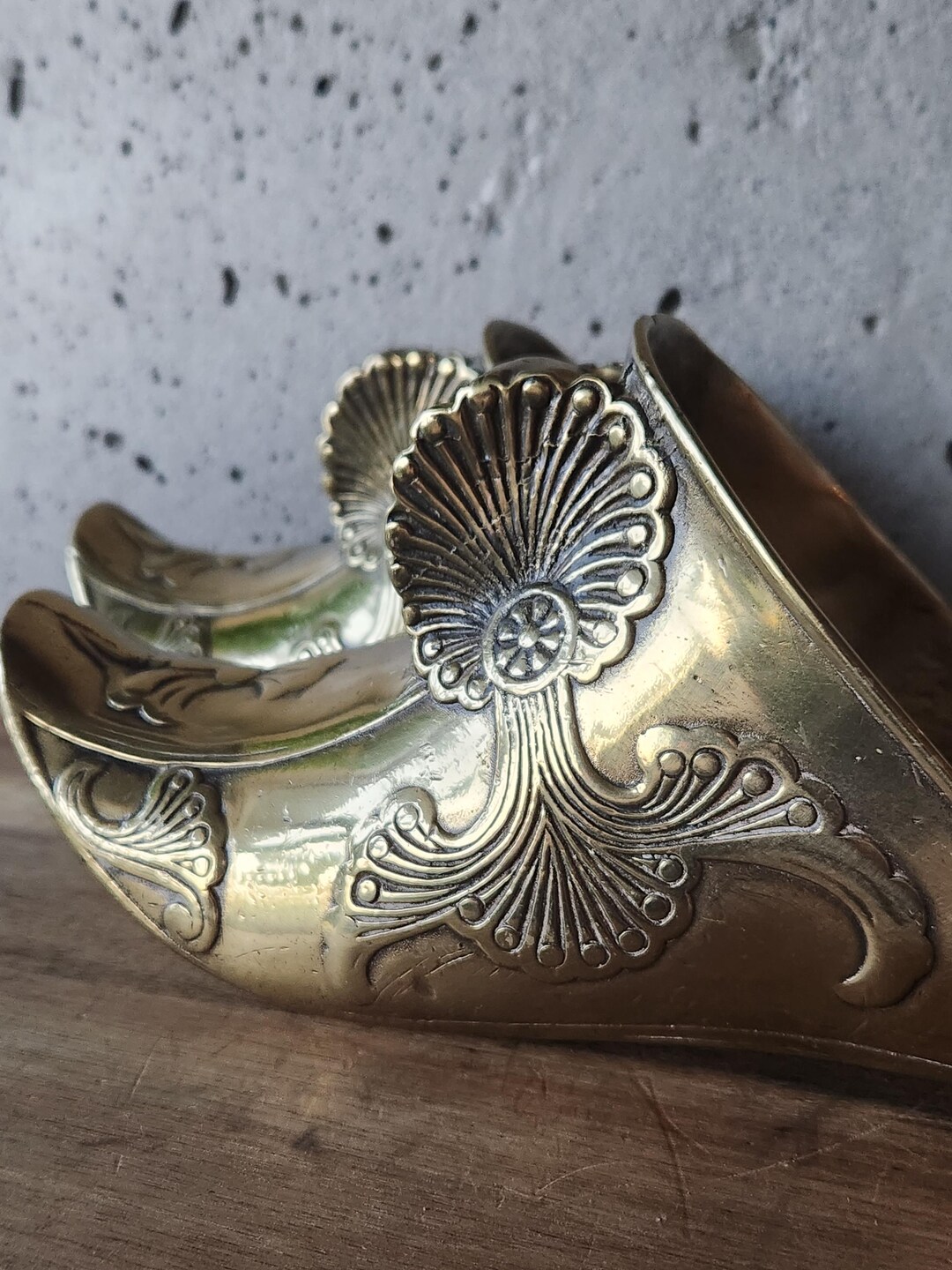 Antique Conquistador Style Brass Stirrups-19th Century-spanish Colonial ...