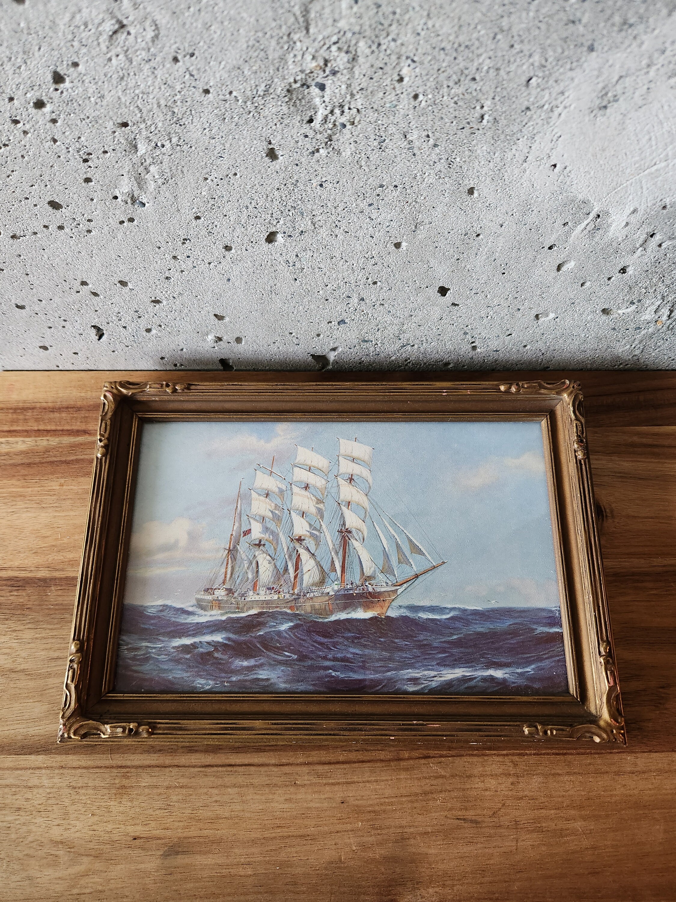 Vintage Print of British Ship "the Garthpool"-wall Decor-wall Hanging ...