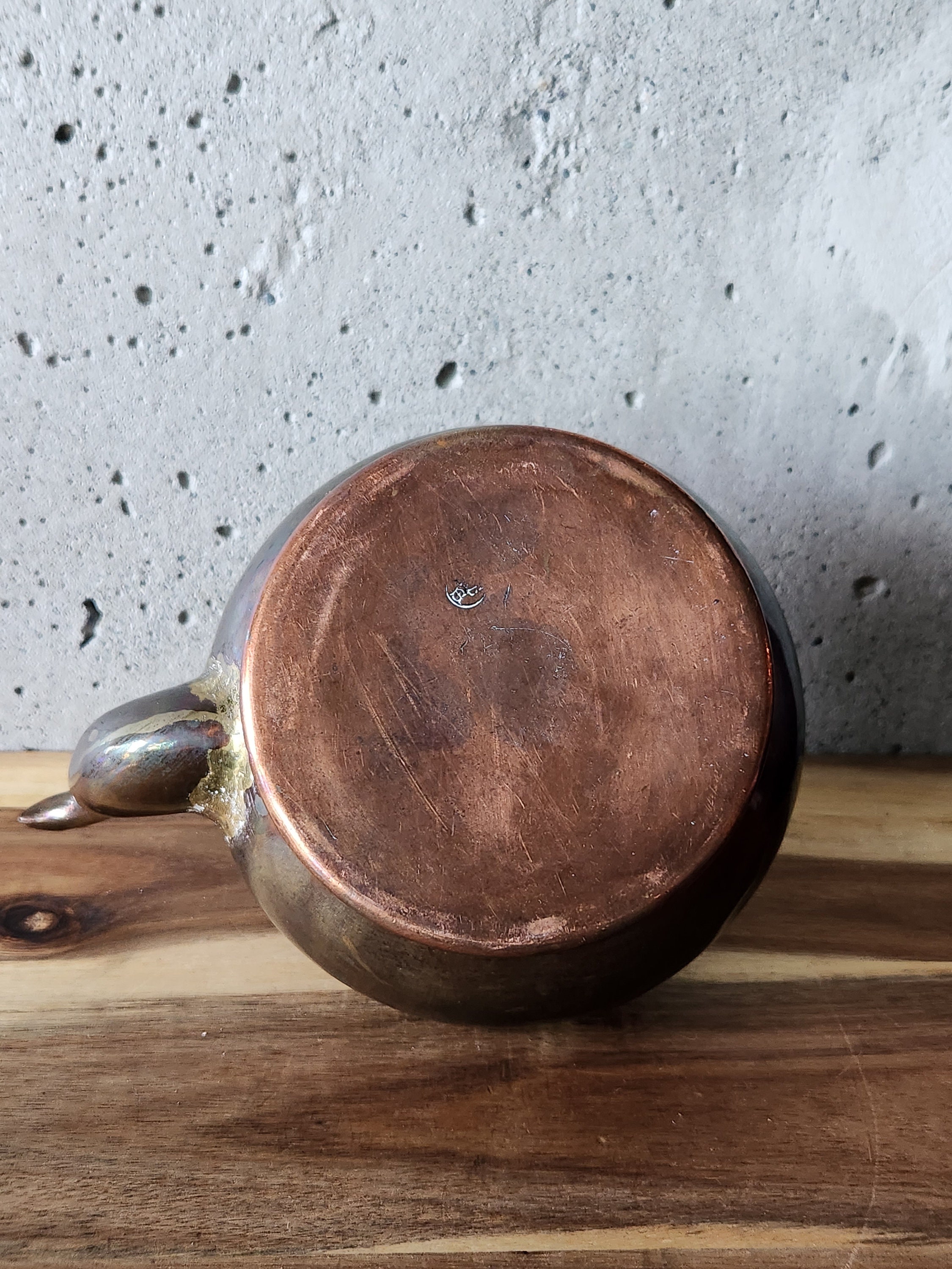 Vintage Copper & Brass Teapot-antique Tea Kettle-rustic-copper Tea ...