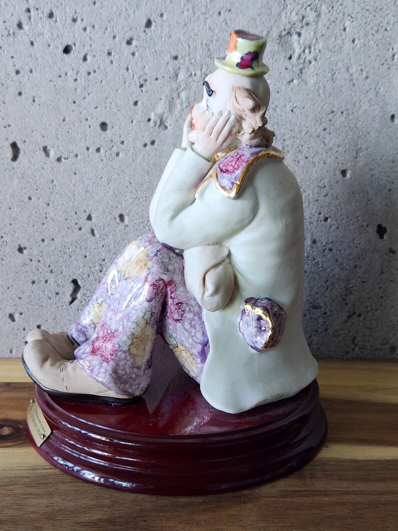 Vintage Vittorio Sabadin Porcelain Clown-hand Made & Hand Painted-rare ...