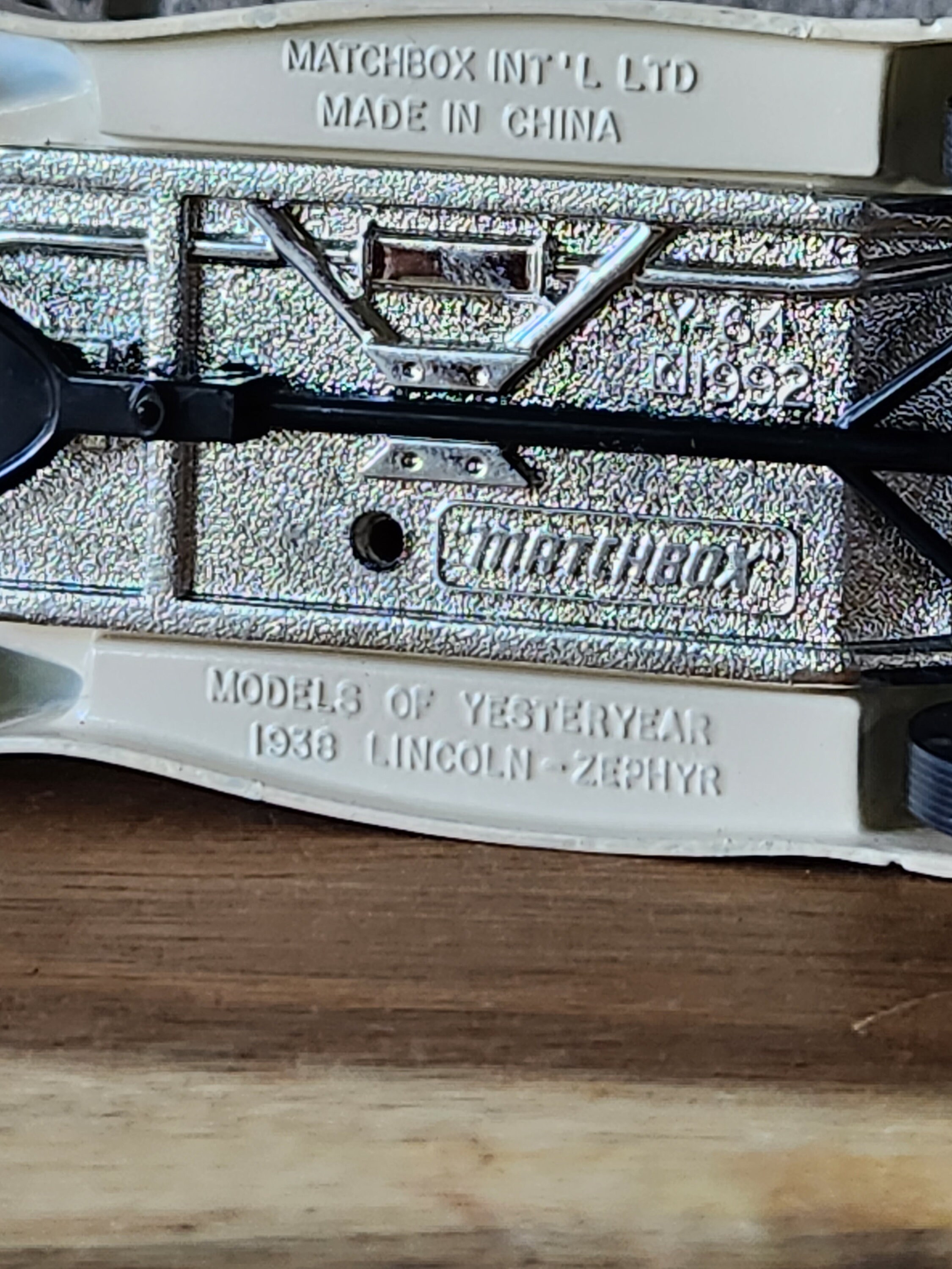 Vintage Matchbox Y64 1938 Lincoln Zephyr Models of Yesteryear-limited ...