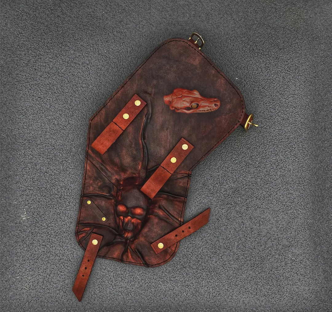 Skull and Snake Fanny Pack - Etsy