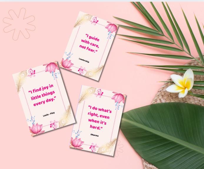 Little Leela's - Krishna Affirmation Cards for Kids – Printable Hindu ...