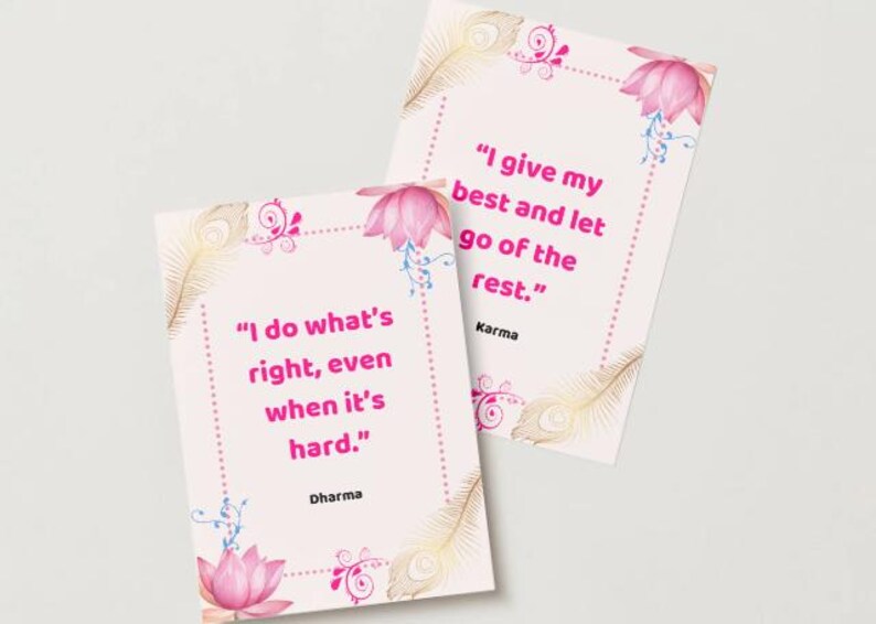 Little Leela's - Krishna Affirmation Cards for Kids – Printable Hindu ...