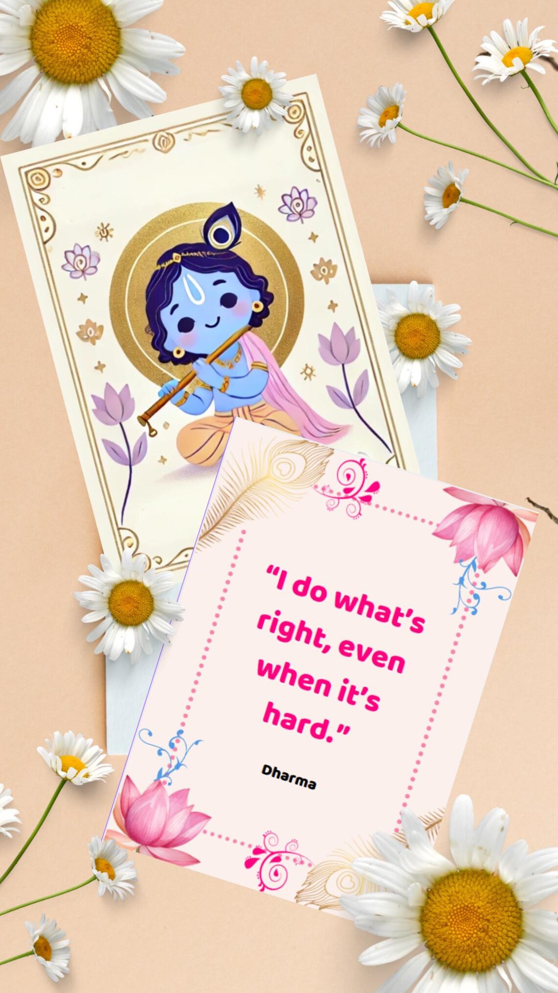 Little Leela's - Krishna Affirmation Cards for Kids – Printable Hindu ...