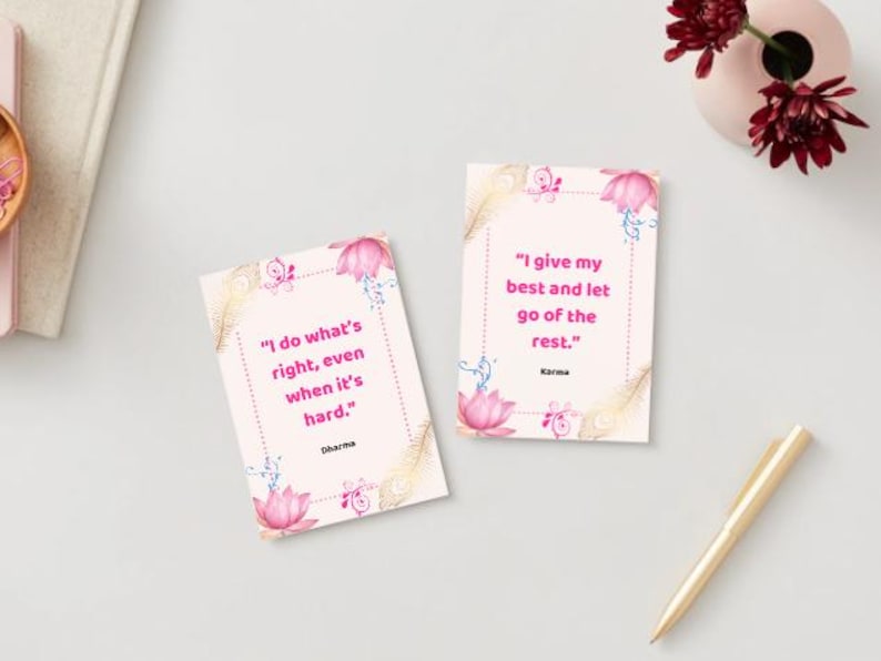 Little Leela's - Krishna Affirmation Cards for Kids – Printable Hindu ...