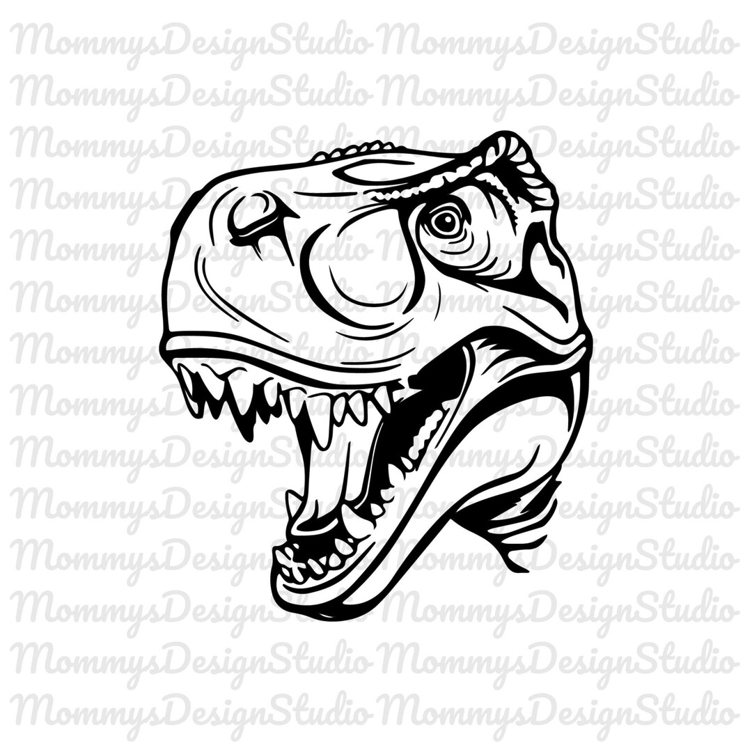 T Rex Svg, Dinosaur Svg, Tyrannosaurus Rex Svg, T Rex Clipart, T Rex ...