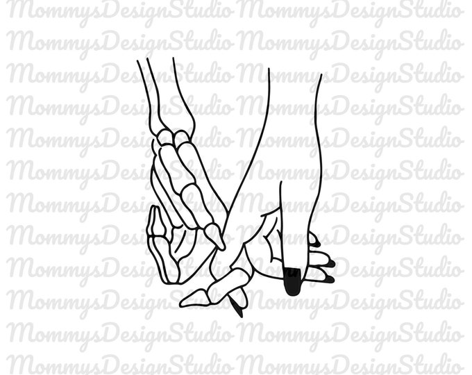 Skeleton Hands Svg, Pinky Promise Svg, Skeleton Svg, Digital Download ...