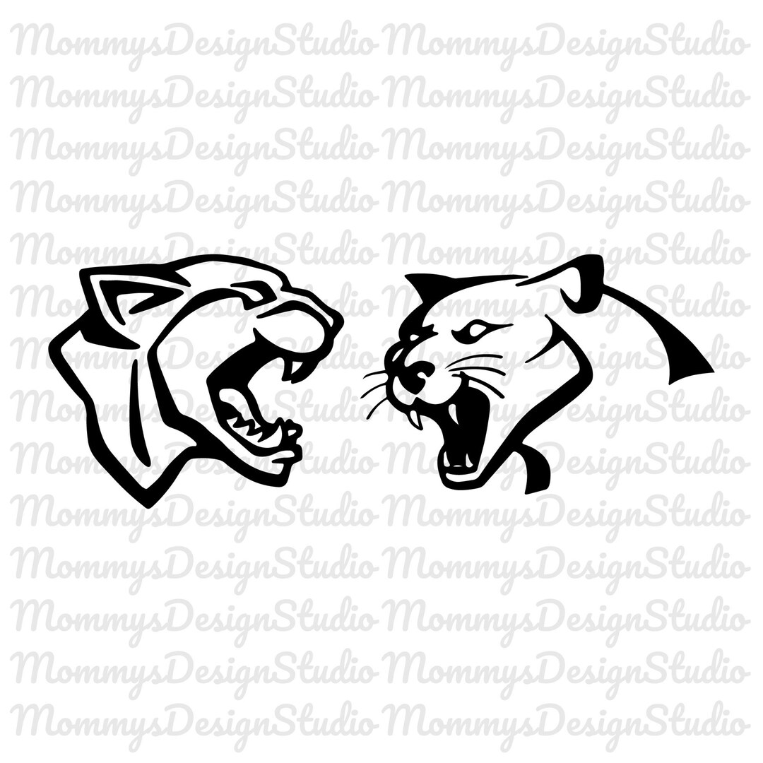 Panther Face Svg, Panther Face Svg Bundle, Panther Svg, Panther Head ...
