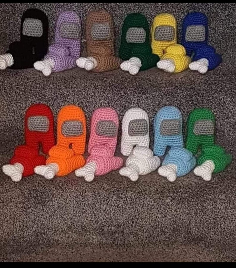 Crochet Among Us Teddy's - Etsy