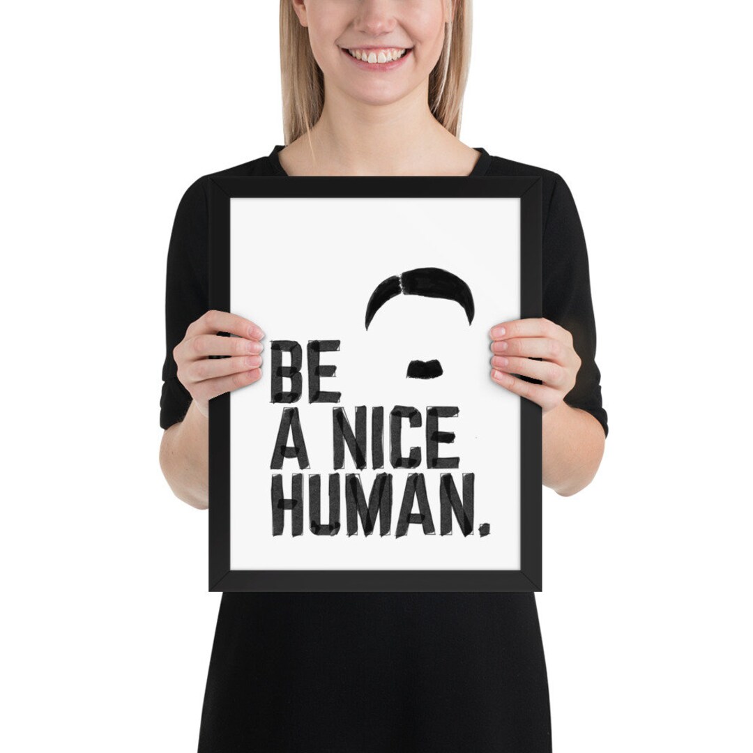 Framed Poster With Hand Drawn Text, Ironic Poster, Inspiration Poster ...