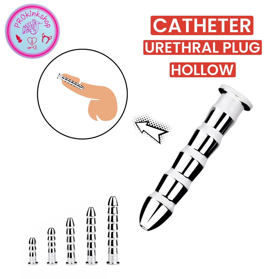 Urethral Sounding Catheter Hollow Penis Plug Rod BDSM - Etsy UK