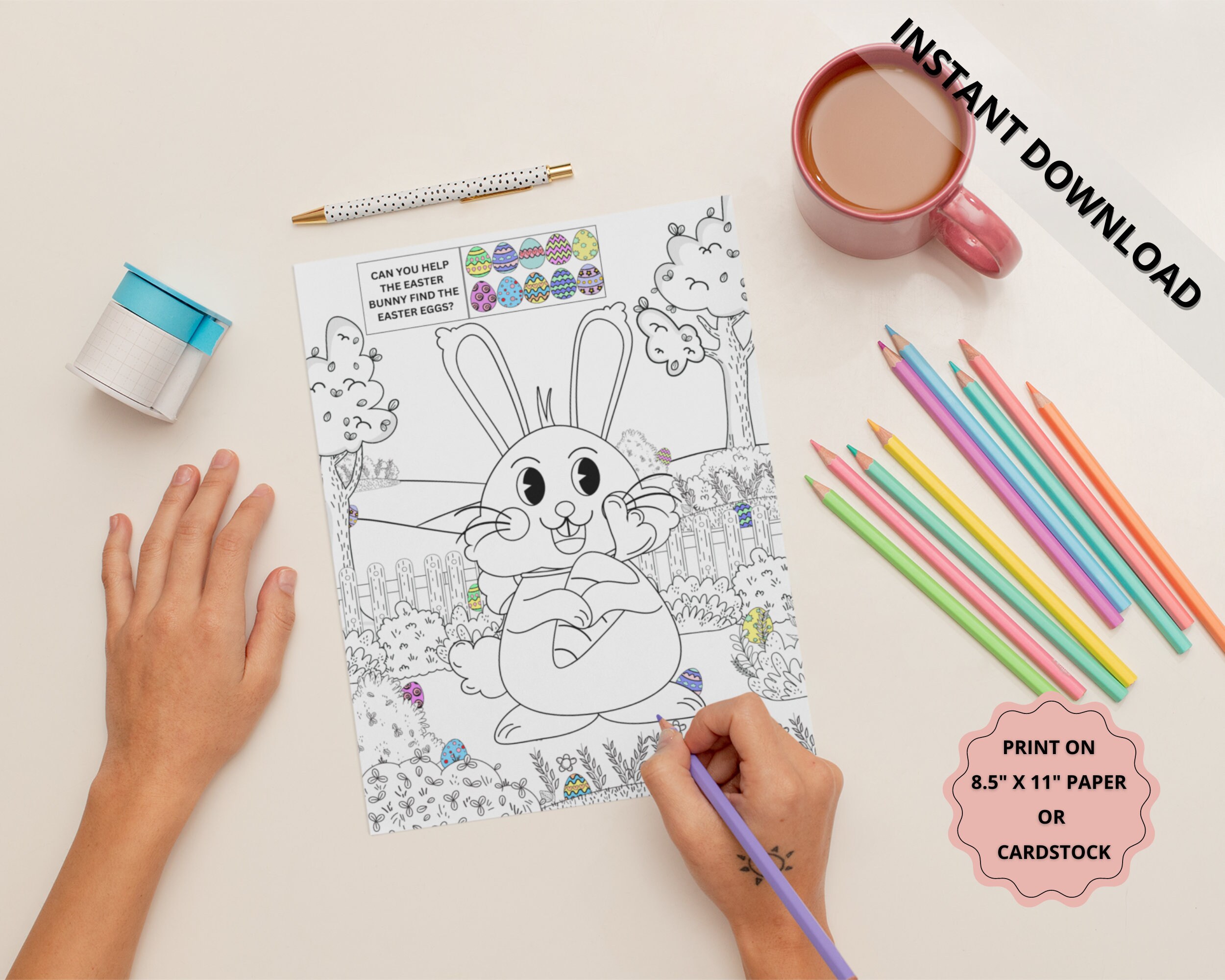 Easter Activity Sheets, Easter Coloring Pages, Easter Activities for ...