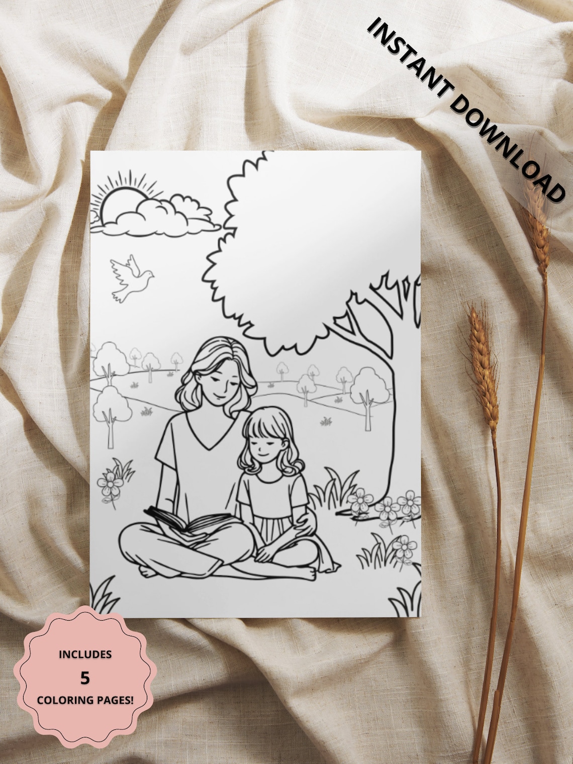 Printable Family Coloring Pages, Family Day Coloring, Happy Family ...