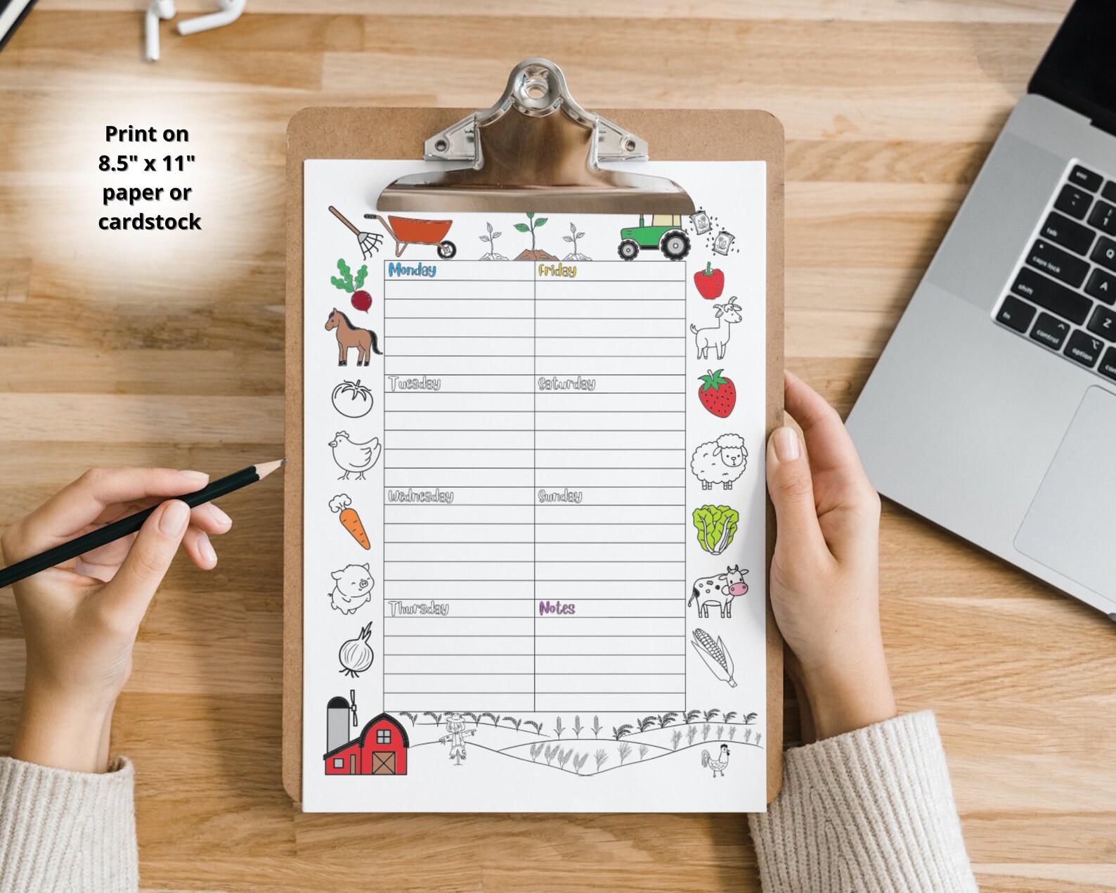 Printable Weekly Planner With Coloring, Coloring Planner, Coloring for ...