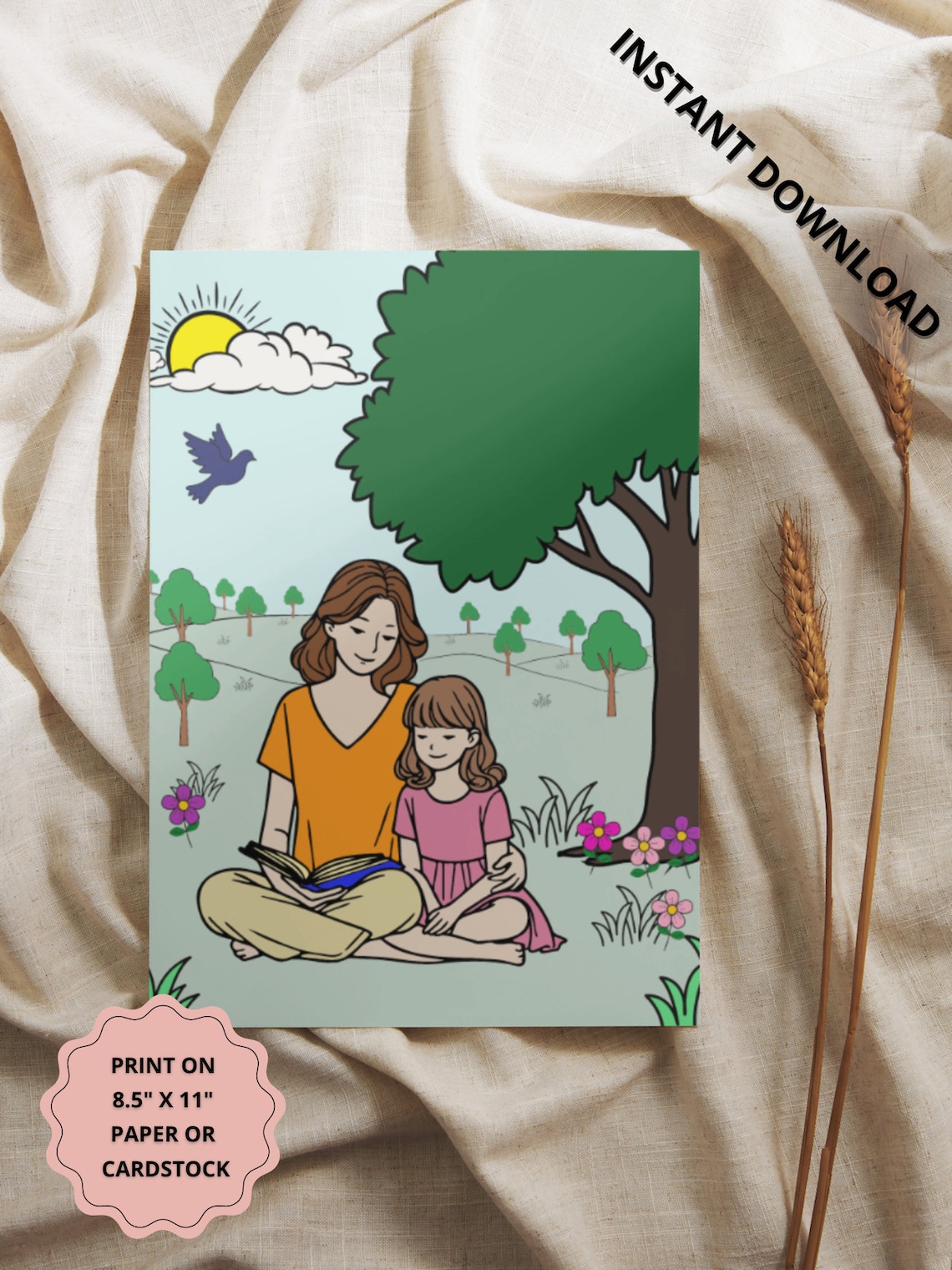 Printable Family Coloring Pages, Family Day Coloring, Happy Family ...