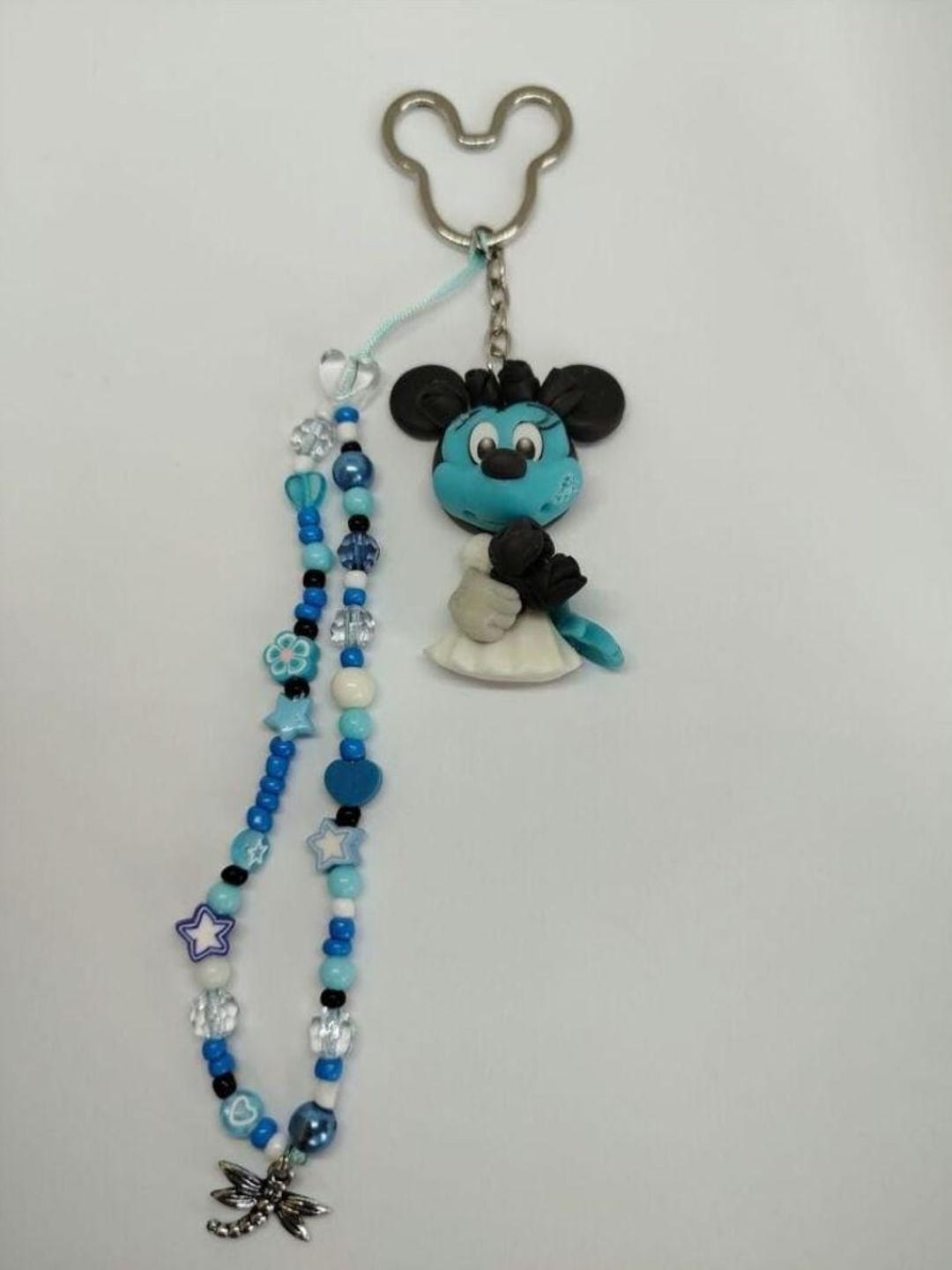 Minnie Mouse "emily Corpsebride" Keychain &phone Strap - Etsy