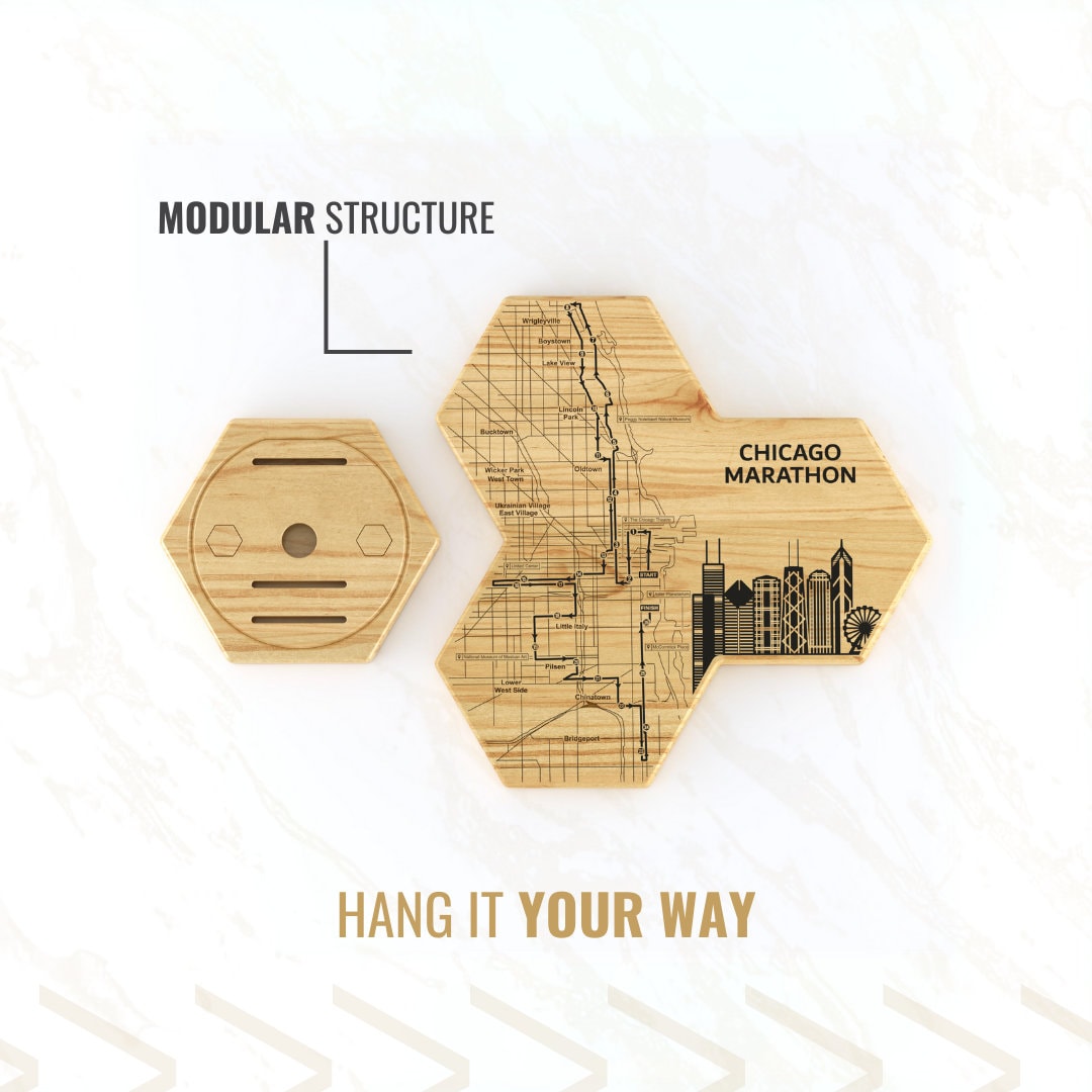 Chicago Marathon Medal Display - Etsy