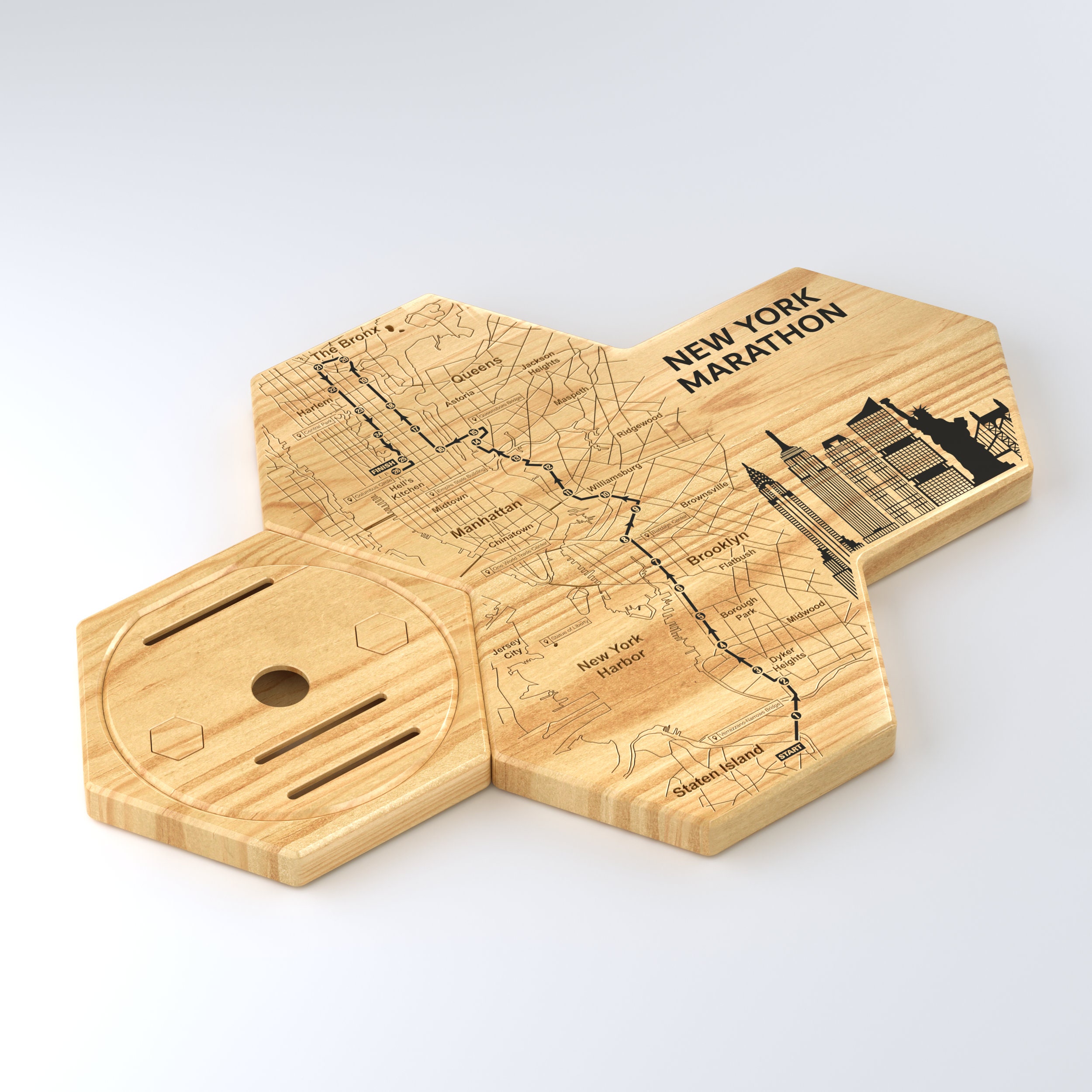 New York Marathon Medal Display - Etsy