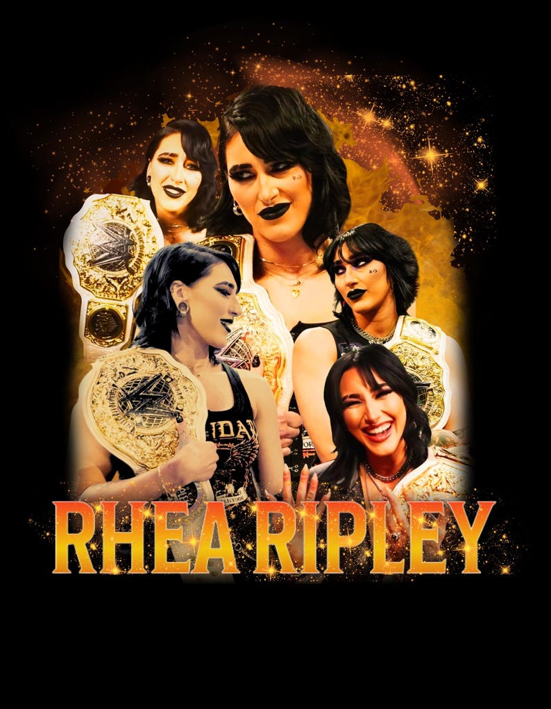 Rheaa Ripleyy PNG Design, Boxer, Retro, 90s Vintage, Bootleg Tee. Instant Download and Ready to ...