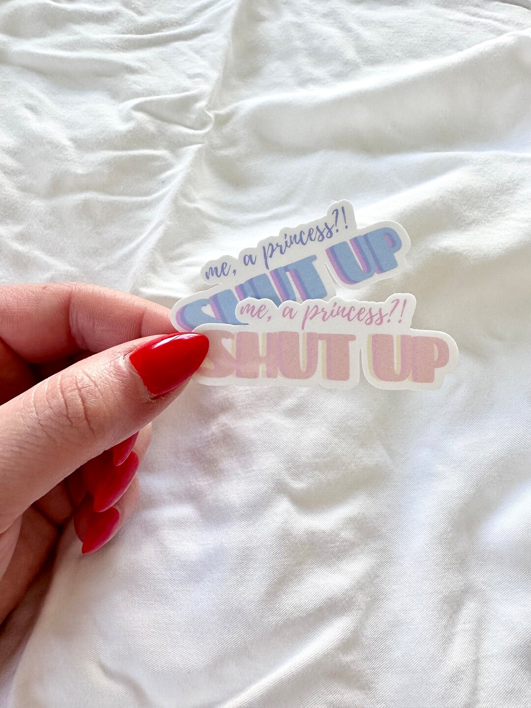 A Princess Shut up Sticker Princes Diaries Sticker Disney Sticker ...